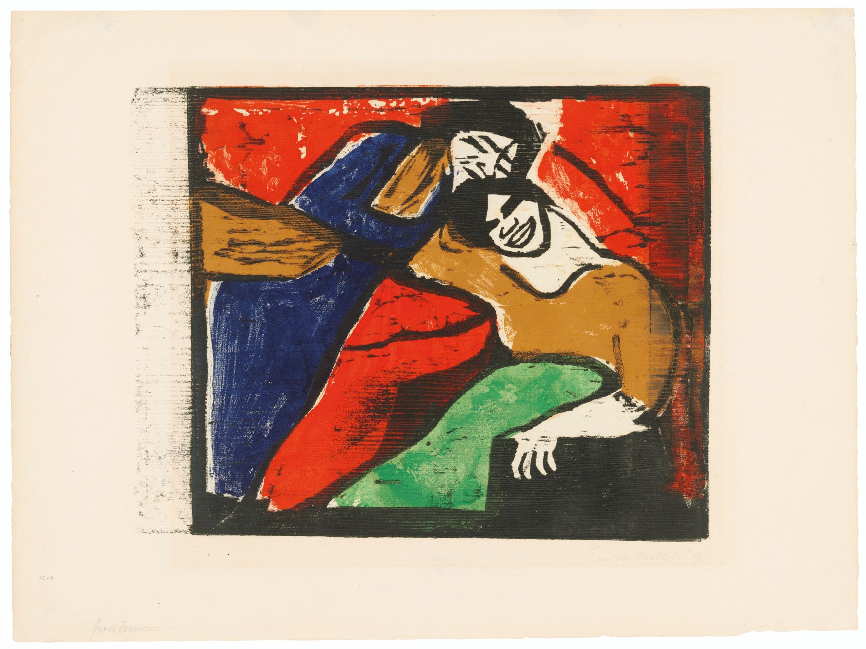 ERICH HECKEL (1883-1970), Zwei ruhende Frauen | Christie's
