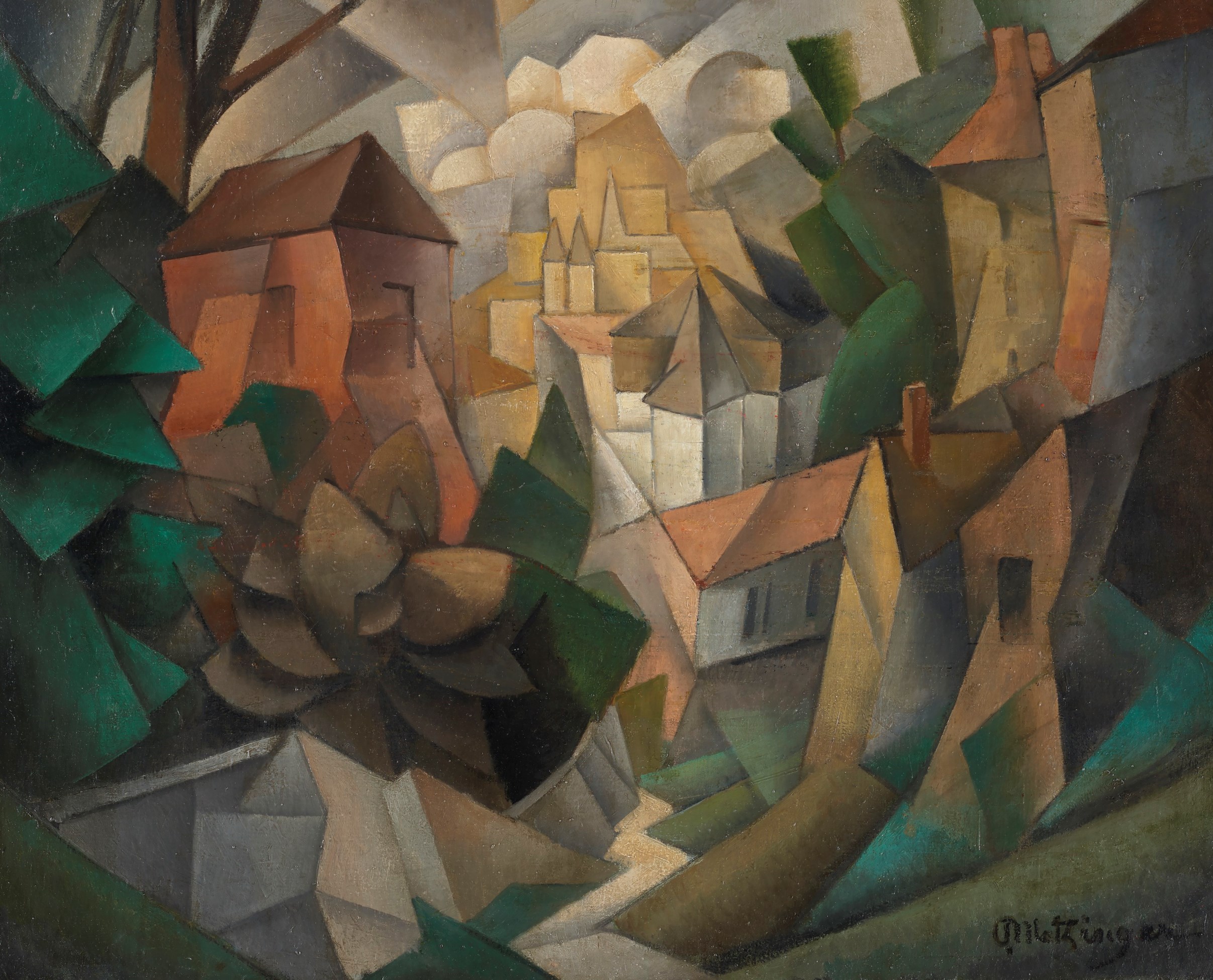 Jean Metzinger (1883-1956), Paysage cubiste | Christie's