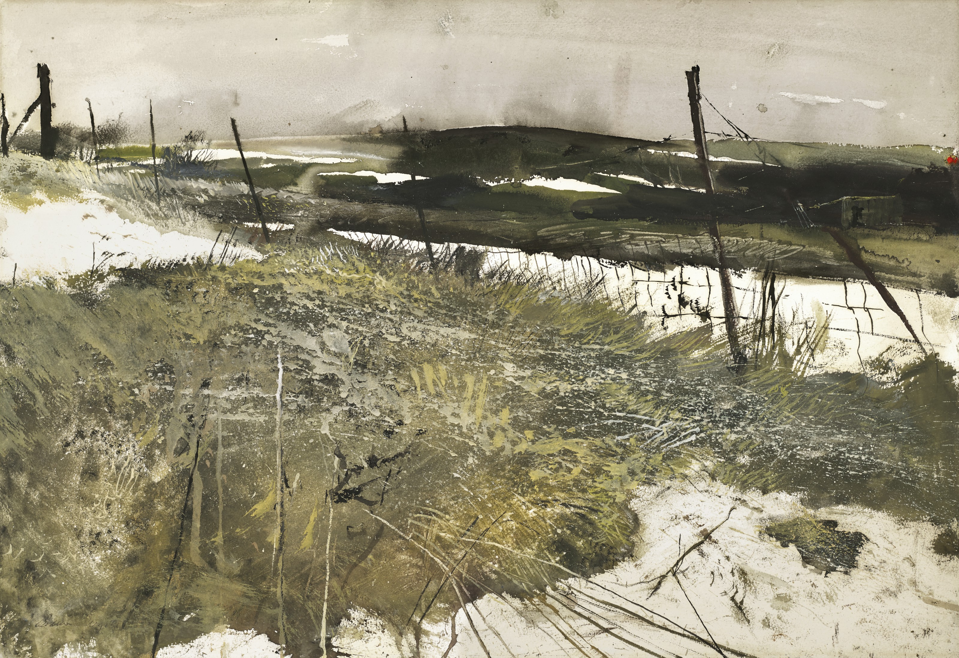 Andrew Wyeth (1917-2009) , Thawing | Christie's