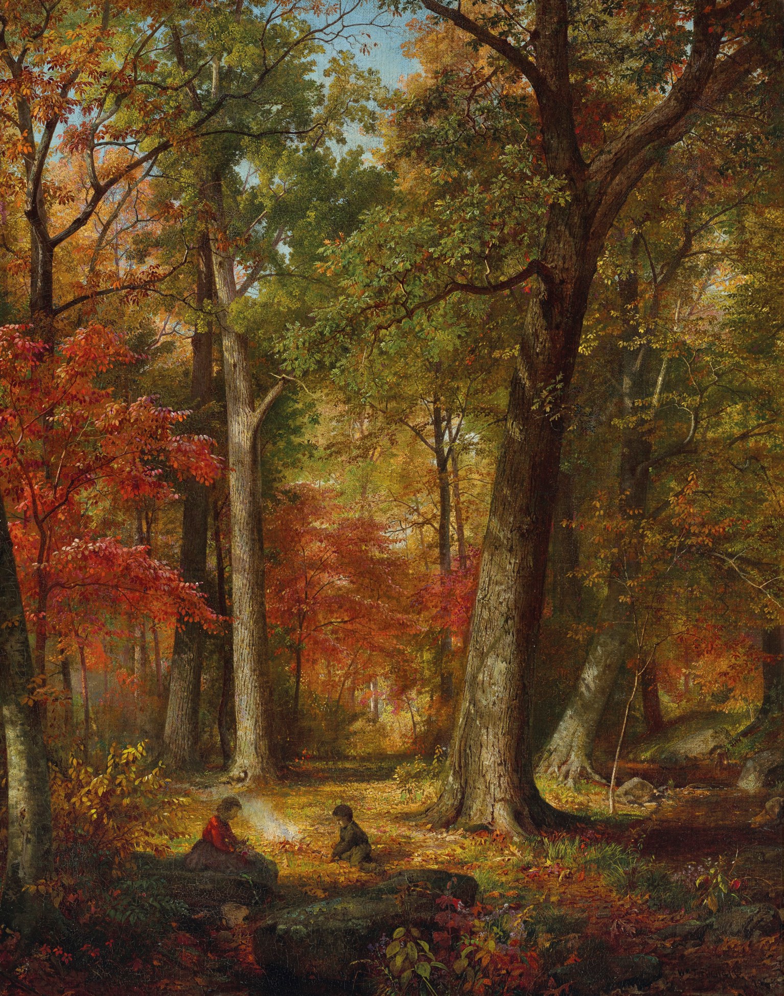 William Trost Richards (1833-1905), Autumn Woods | Christie's