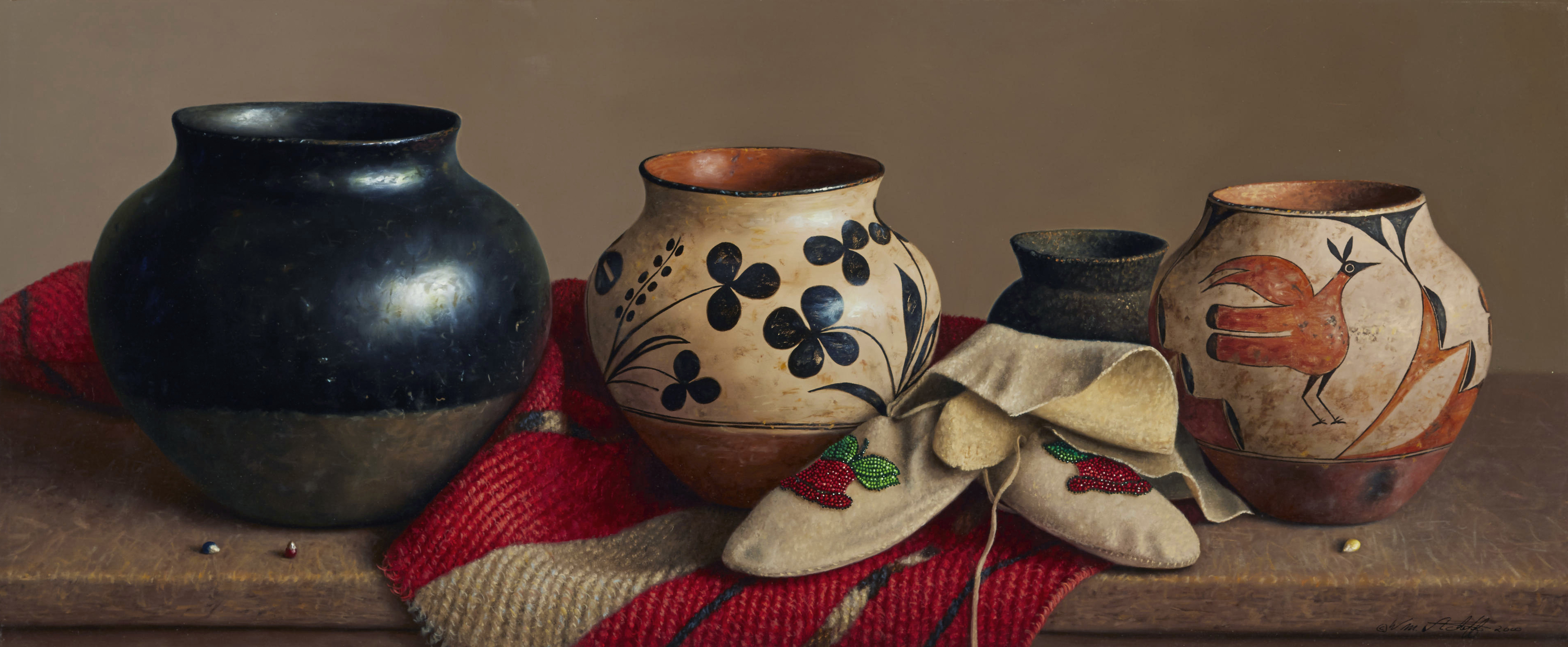 William Acheff (b. 1947), Zia's Bird and Santo Domingo's Clover ...