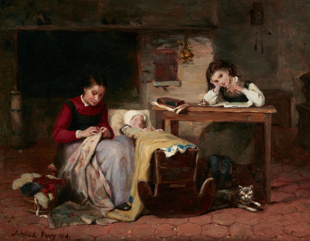 Enoch Wood Perry (1831-1915), Interior with Figures | Christie’s