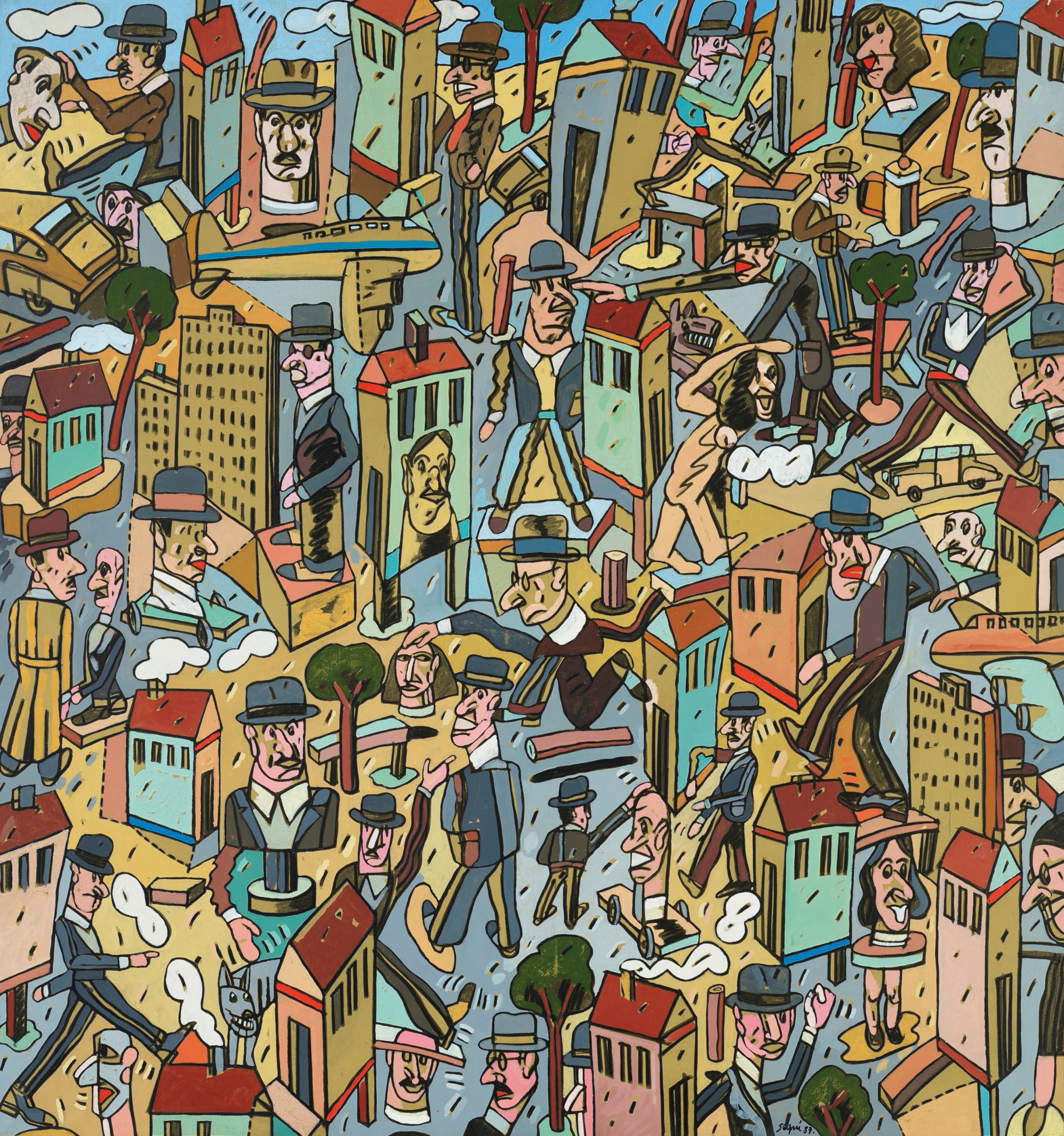 Antonio Seguí (b. 1934), City | Christie's