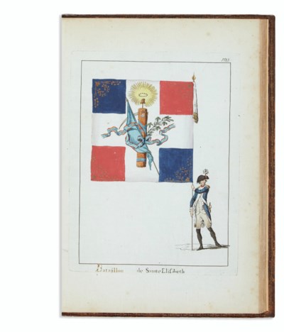 French flags from the eve of the Revolution - auctions & price archive
