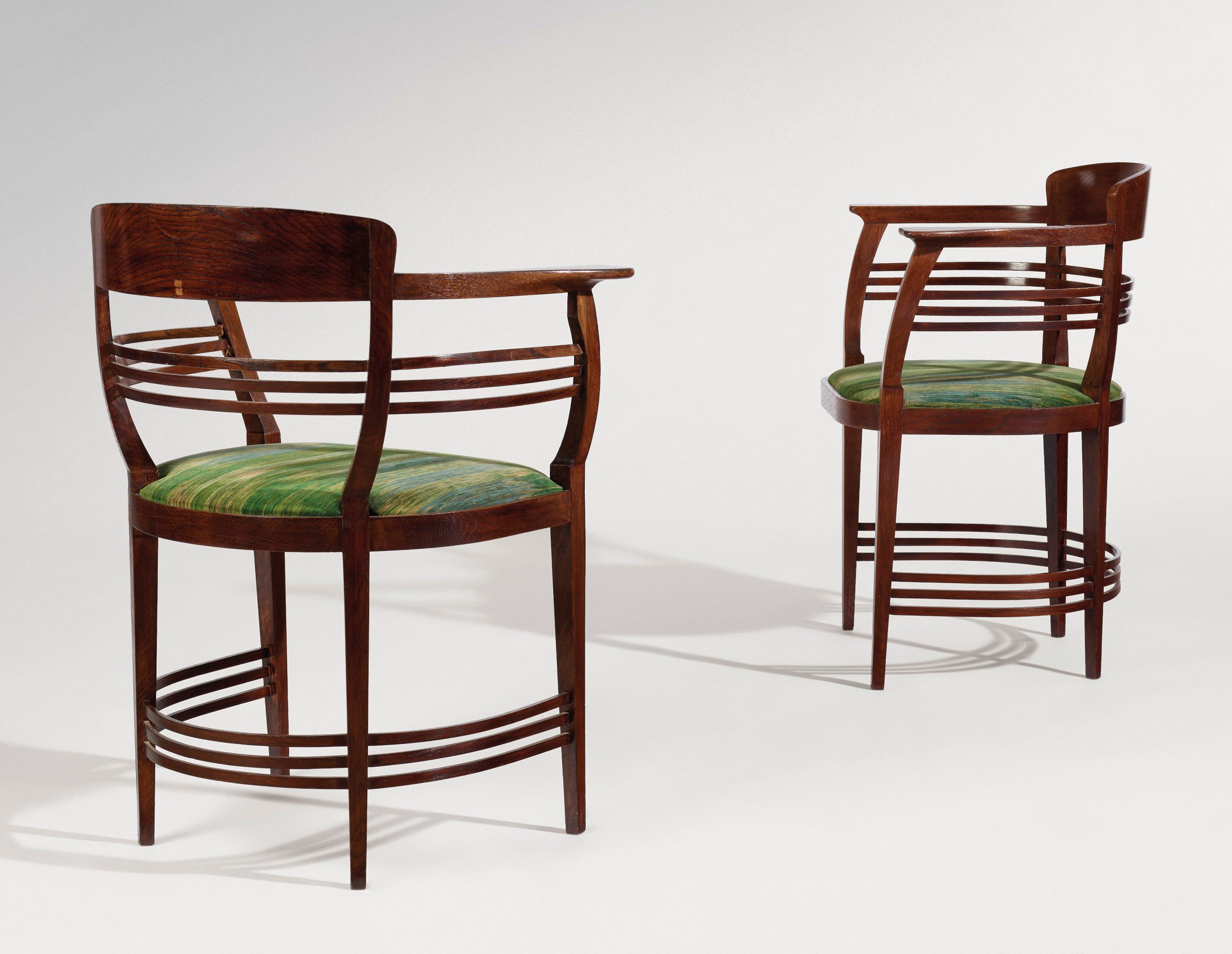 JOSEPH MARIA OLBRICH (1867-1908), Pair of Armchairs, circa 1899 ...