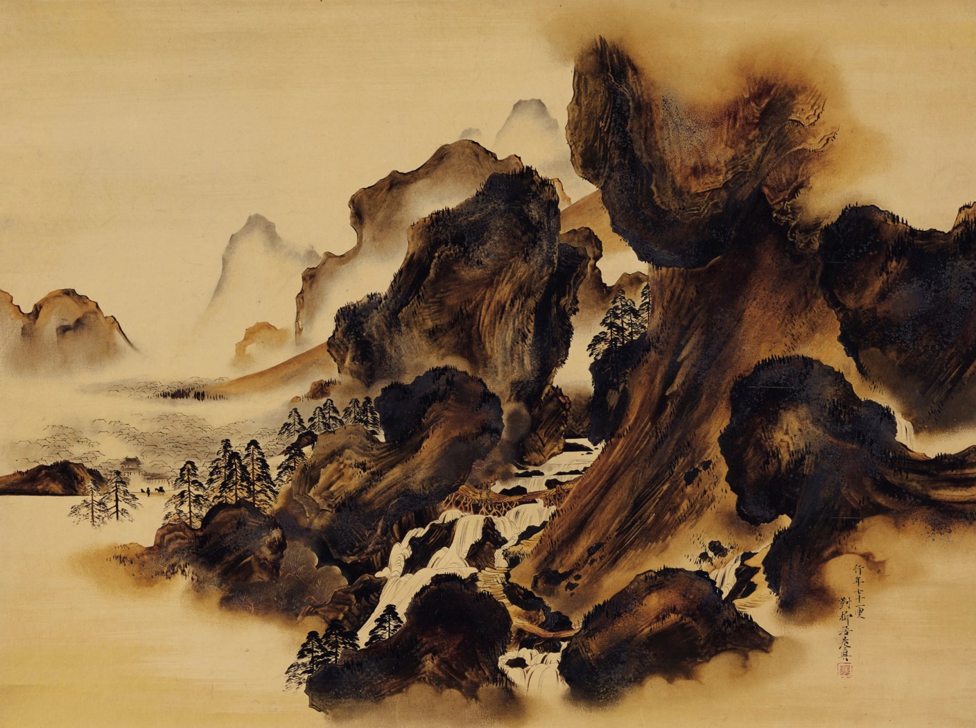 SHIBATA ZESHIN (JAPAN, 1807-1891), THE NARROW ROAD TO SHU | Christie's