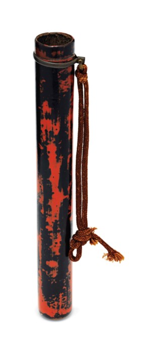 A NEGORO LACQUER PIPE CASE, JAPAN, EDO PERIOD, 17TH CENTURY | Christie's