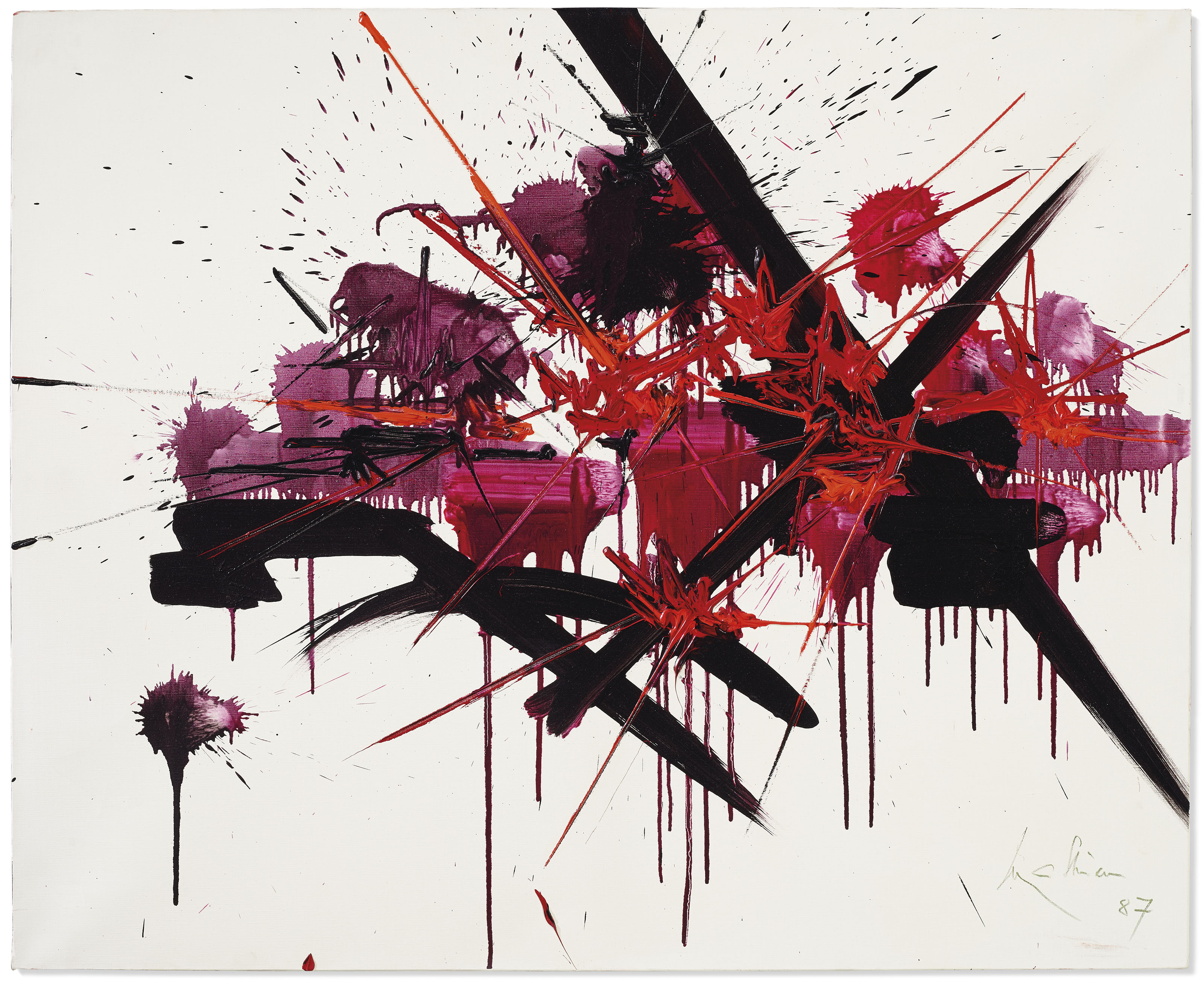 Georges Mathieu (1921-2012) , Le Blanc de Blanc | Christie's