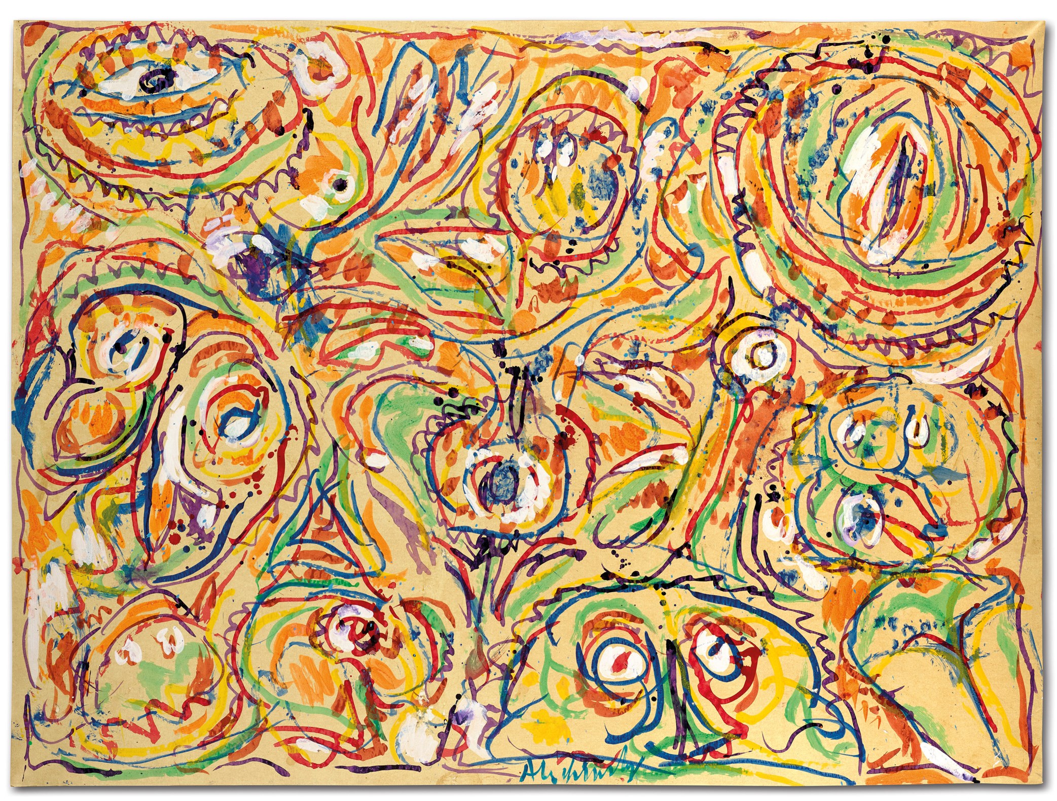 Pierre Alechinsky (Né en 1927)