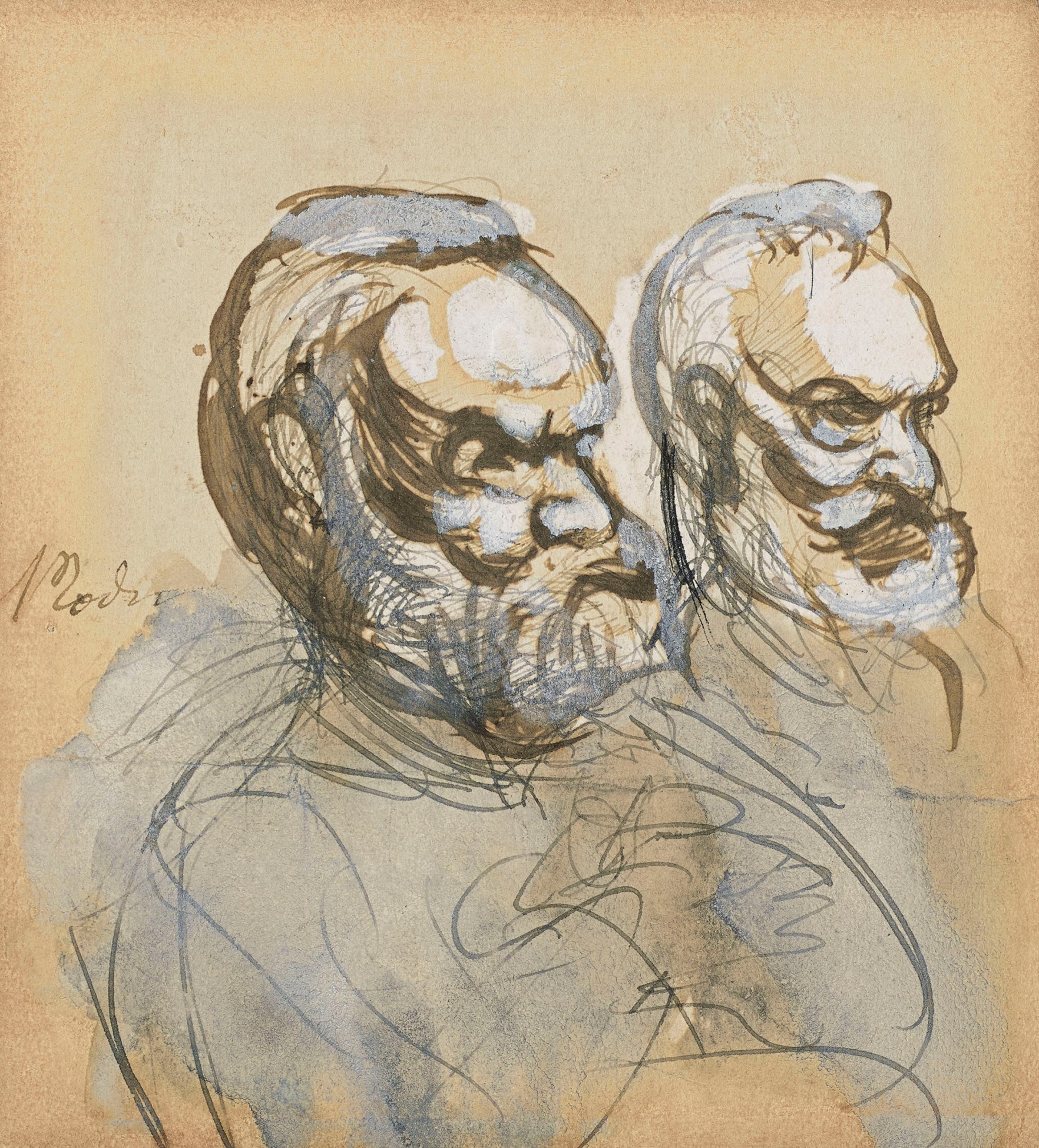 Auguste Rodin (1840-1917), Double portrait de Victor Hugo | Christie's