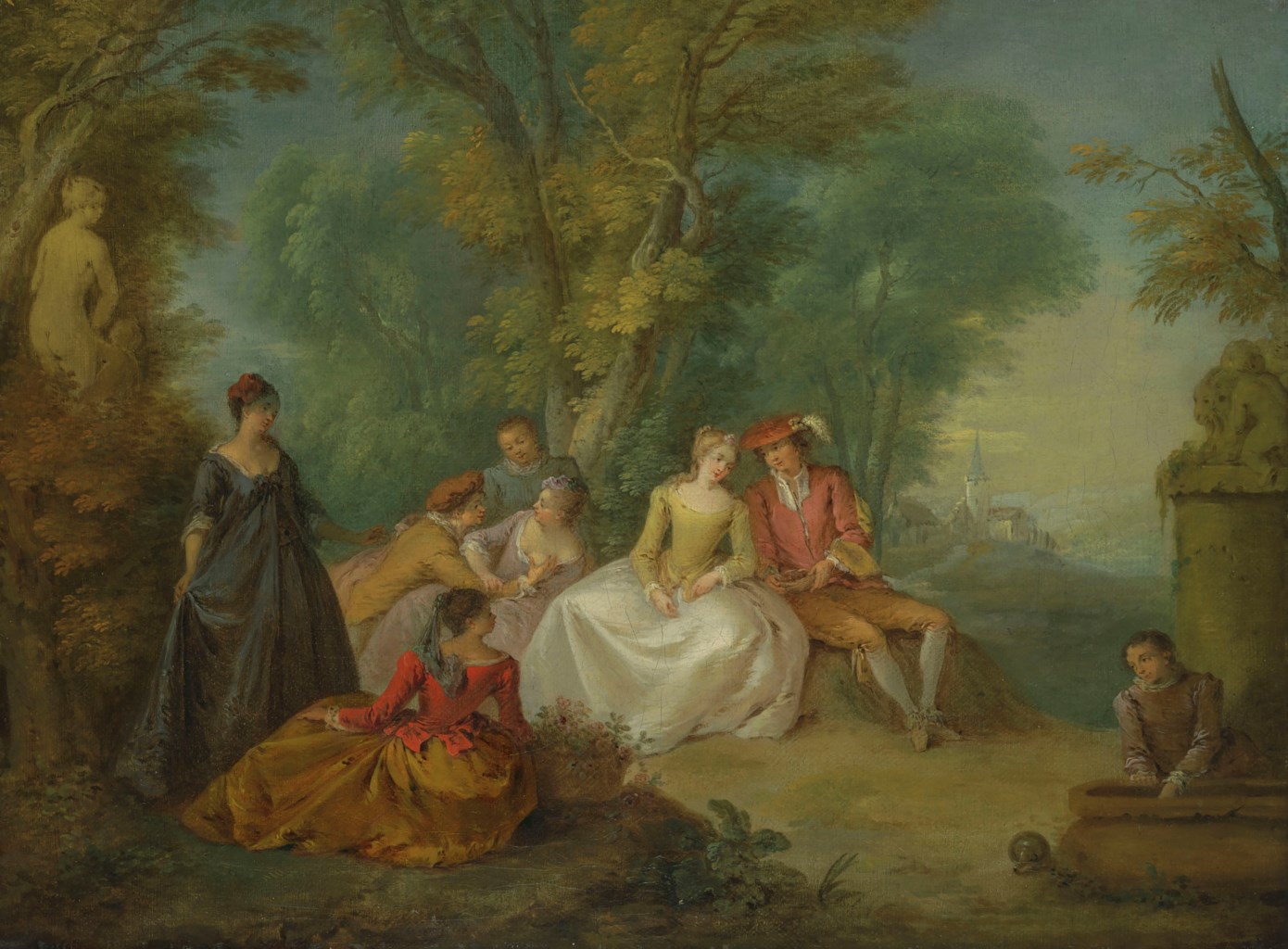 ATTRIBUÉ À JEAN-BAPTISTE PATER (1695-1736), Fête champêtre | Christie's
