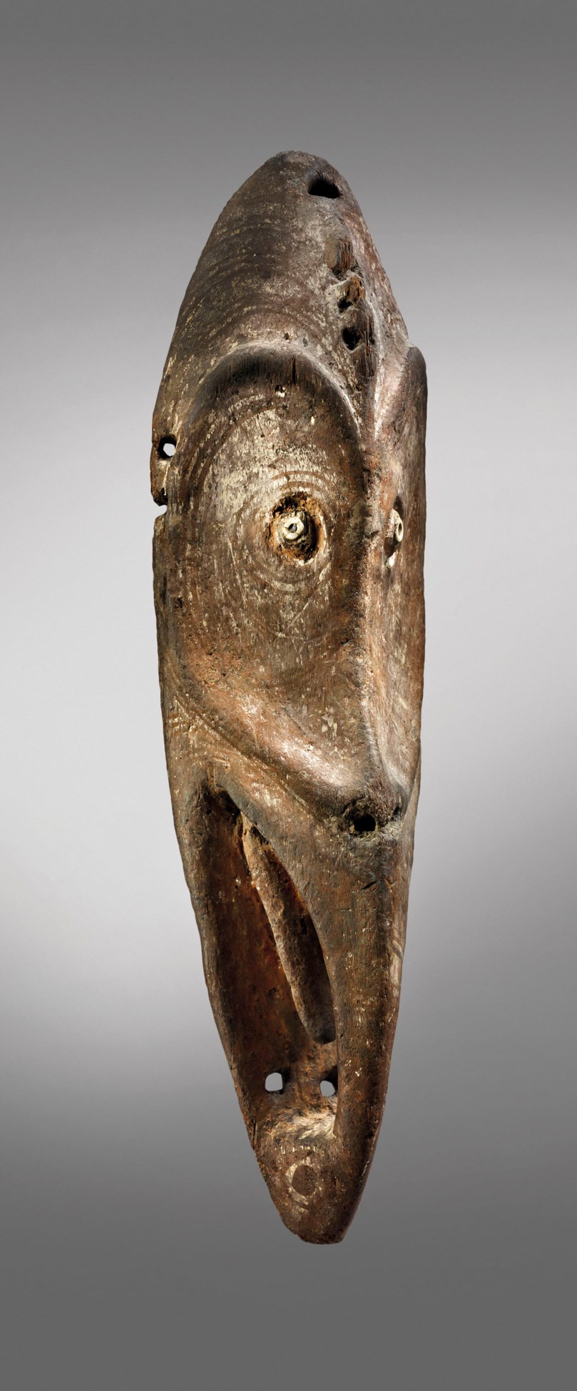 MASQUE IATMUL, MWAIAN IATMUL MASK, RÉGION DU MOYEN SEPIK, PAPOUASIE ...