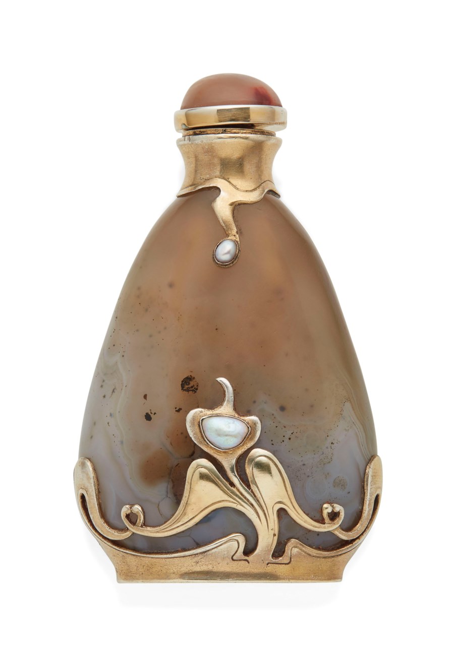 FLACON ART NOUVEAU AGATE ET PERLES, HENRI VEVER | Christie's