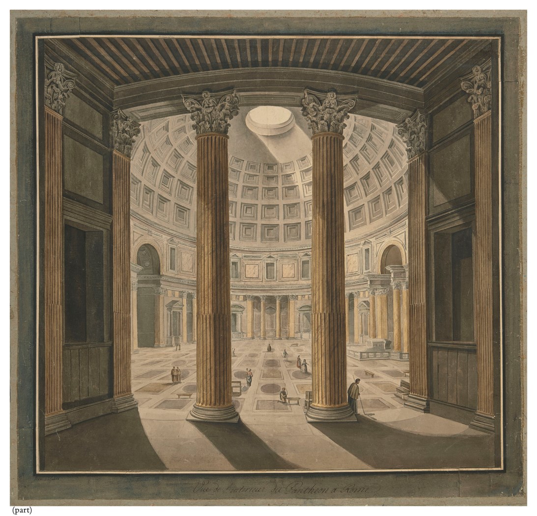 GIOVANNI VOLPATO (1738-1803), L'intérieur du Panthéon à Rome | Christie's