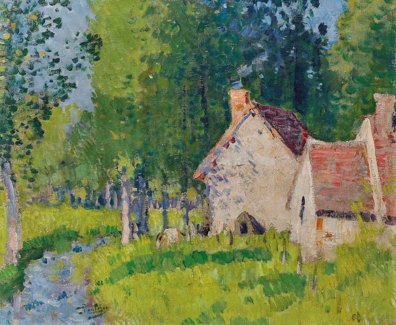 Pierre Eugène Montézin (1874-1946), Au bord de la rivière | Christie's