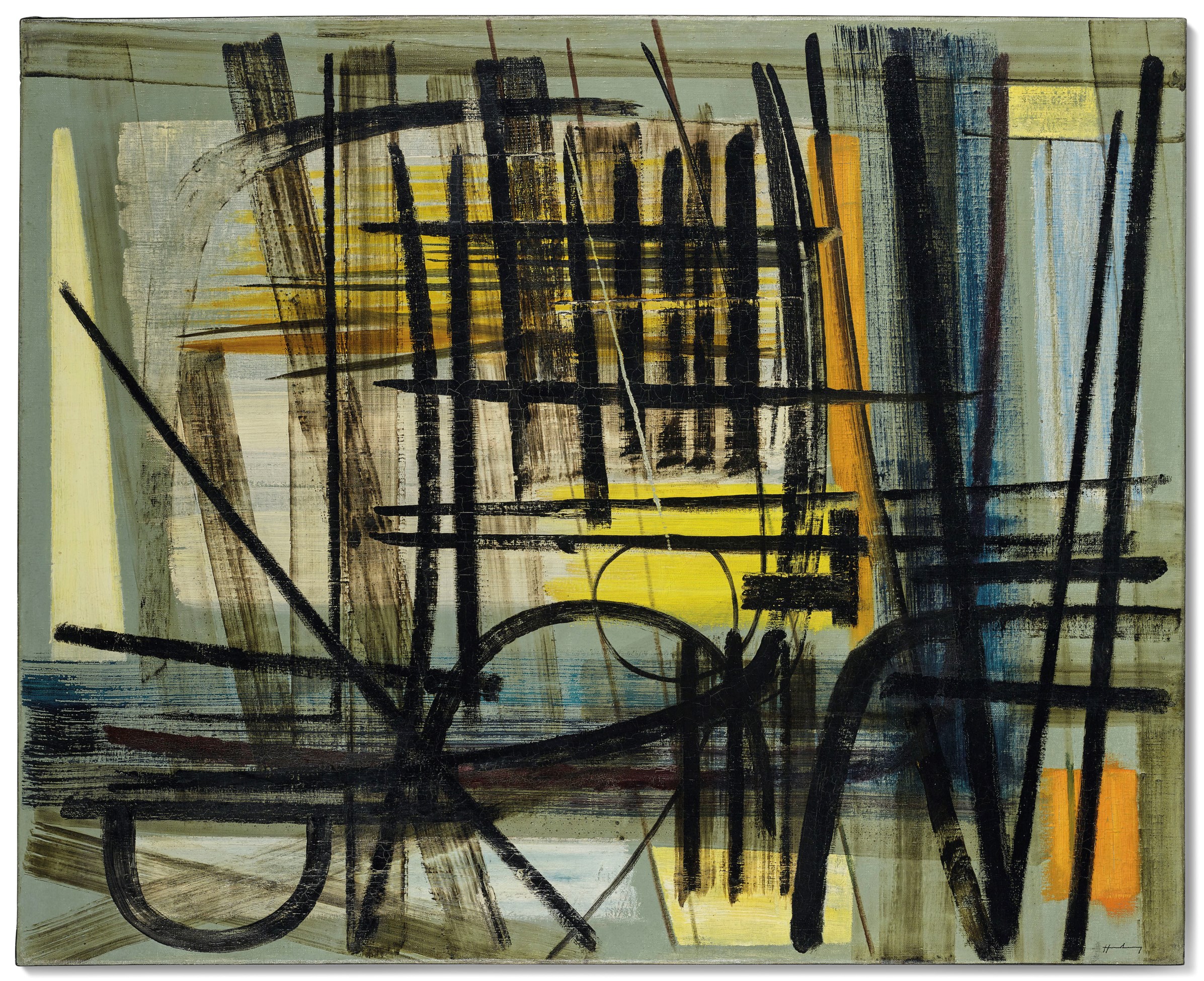 Hans Hartung (1904-1989), T1948-43 | Christie's