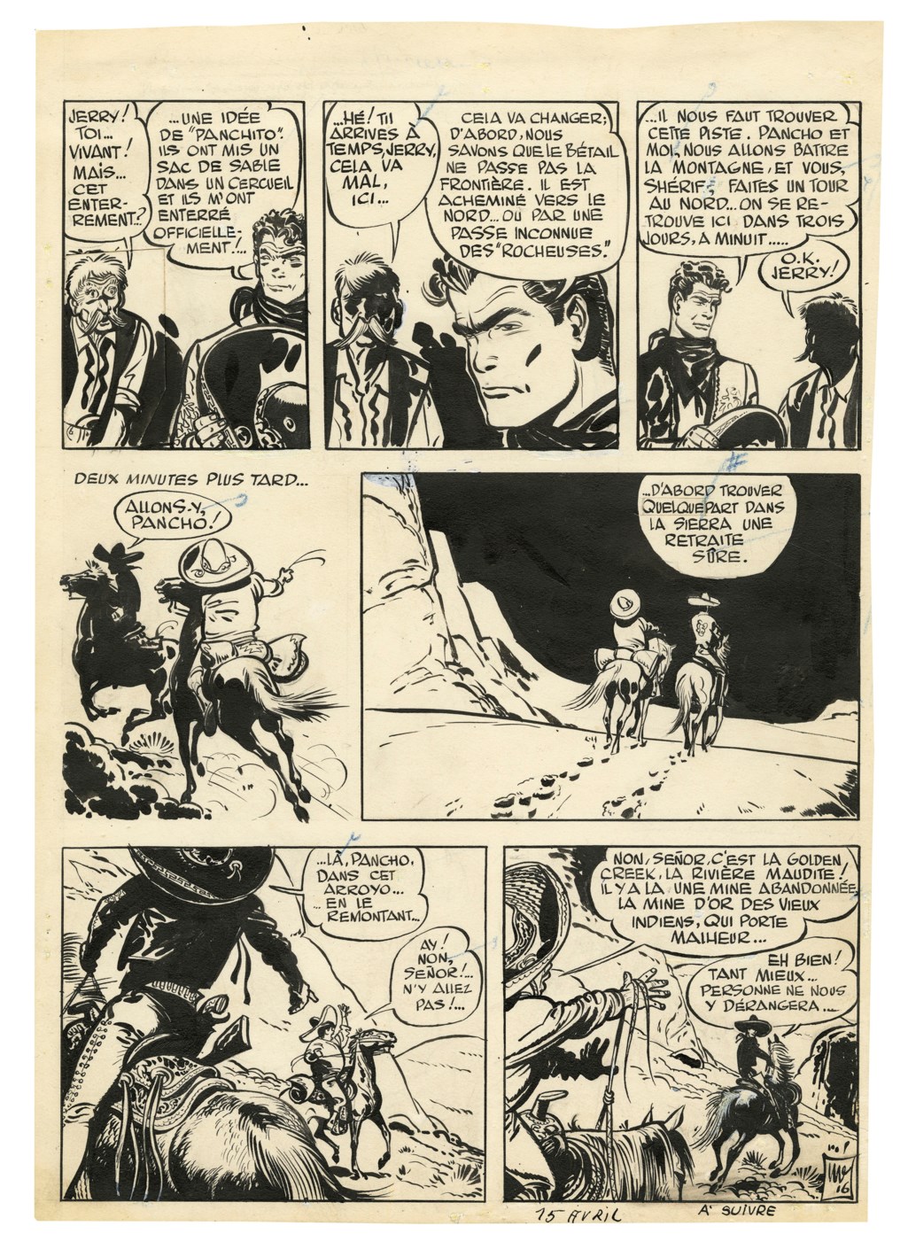 Jerry Spring - originaux en vente | ComicArtTracker