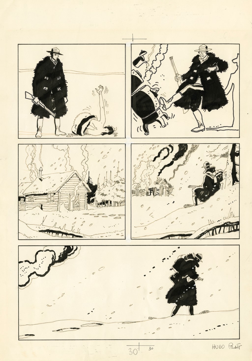 Hugo Pratt Original Art For Sale | ComicArtTracker