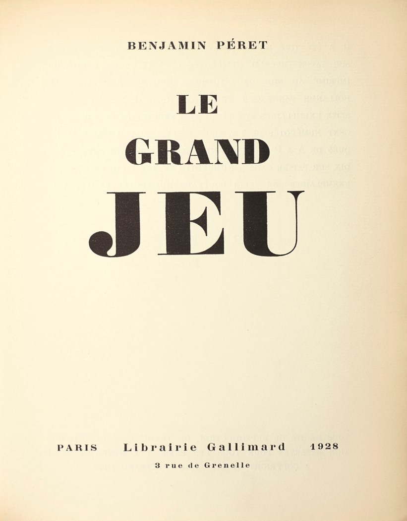 PÉRET, Benjamin | Christie's