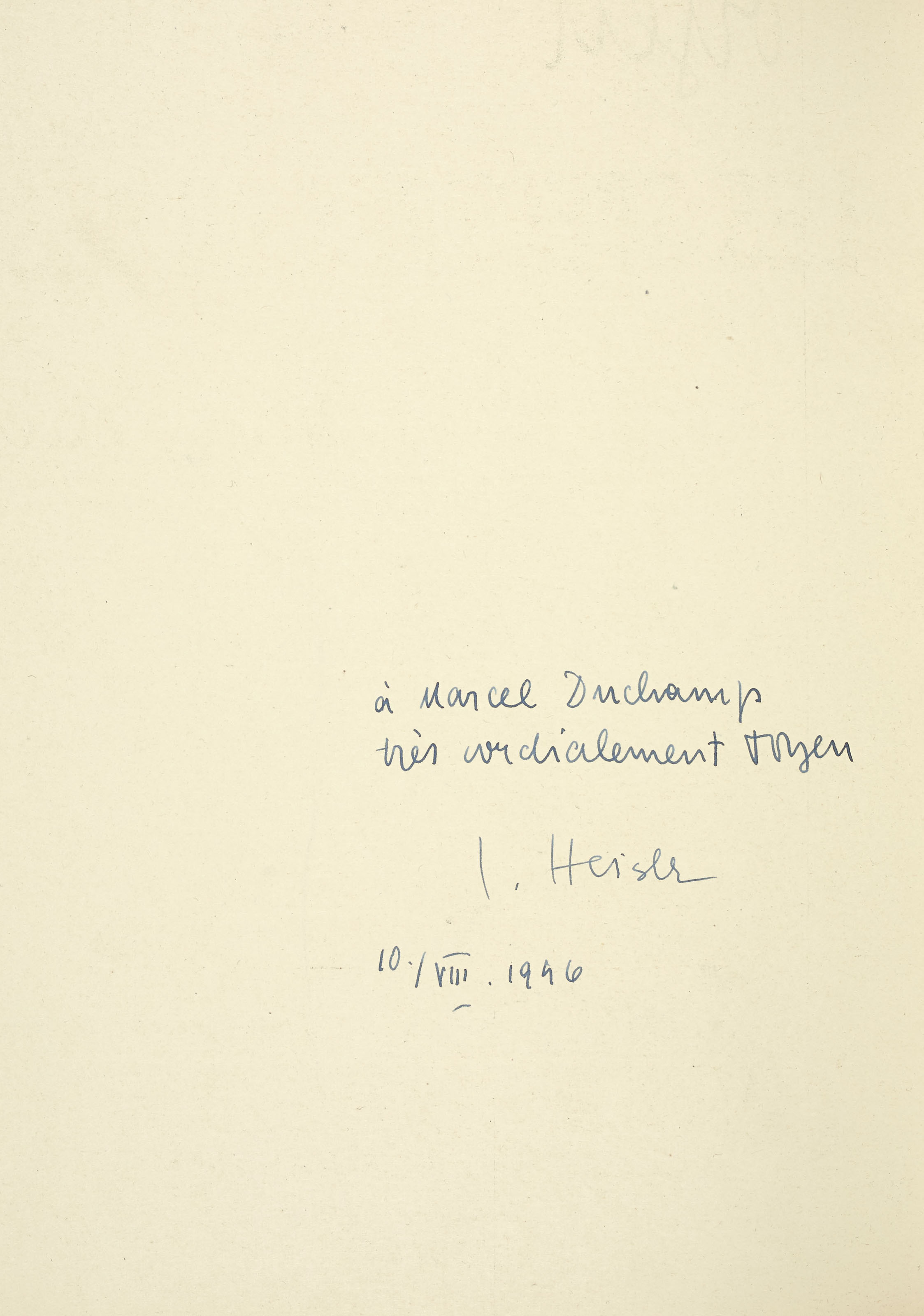 TOYEN [CERMINOVA, Marie], et Jindrich HEISLER