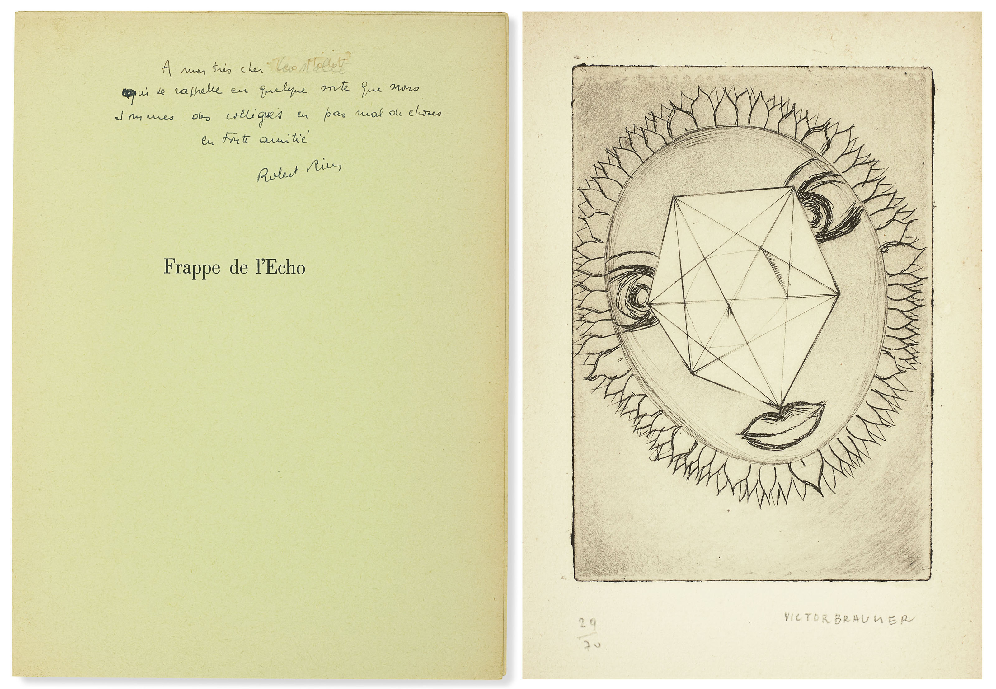 RIUS, Robert et Victor BRAUNER