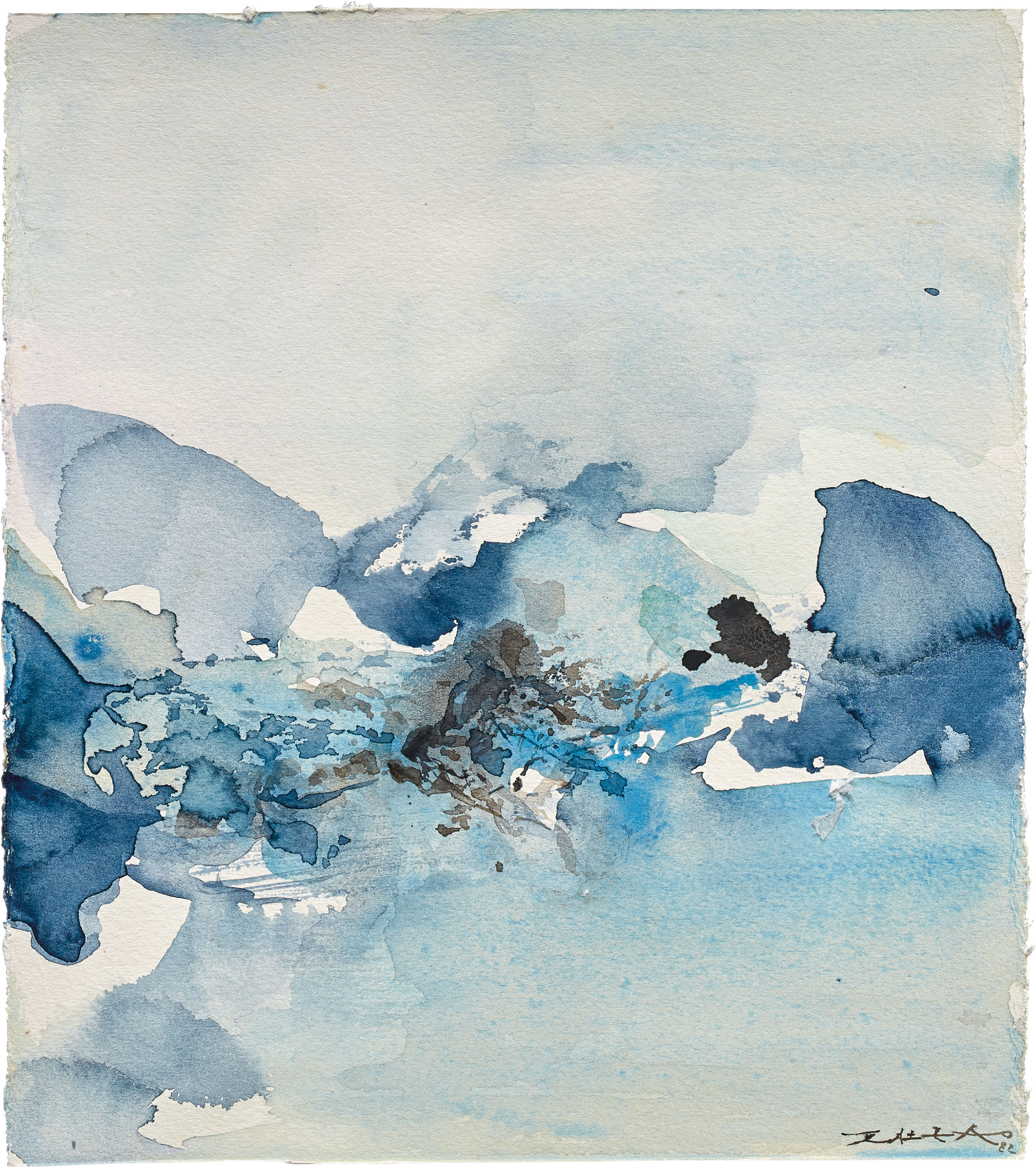 ZAO WOU-KI (ZHAO WUJI, FRANCE/CHINA, 1920-2013) , UNTITLED | Christie's