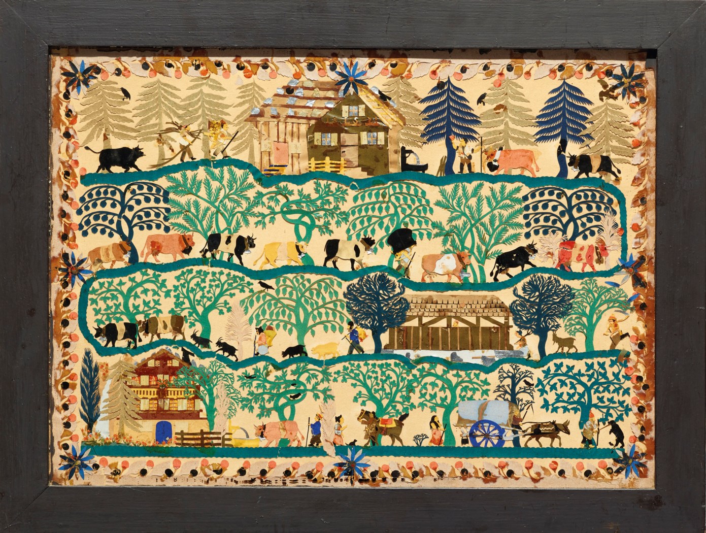 LOUIS DAVID SAUGY (1871-1953), Montée à l'alpage | Christie's