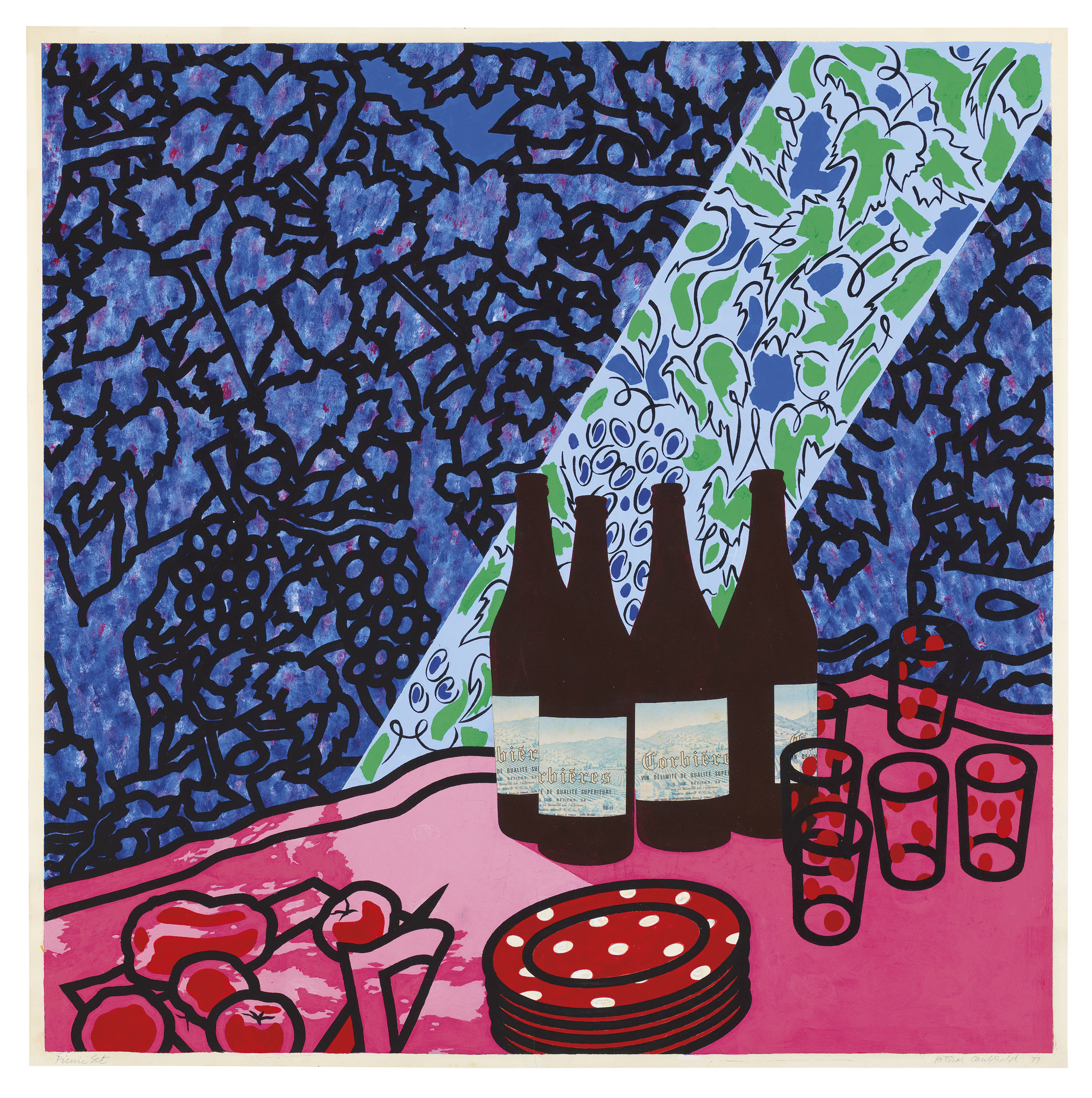 Patrick Caulfield, R.A. (1936-2005) , Picnic Set | Christie's
