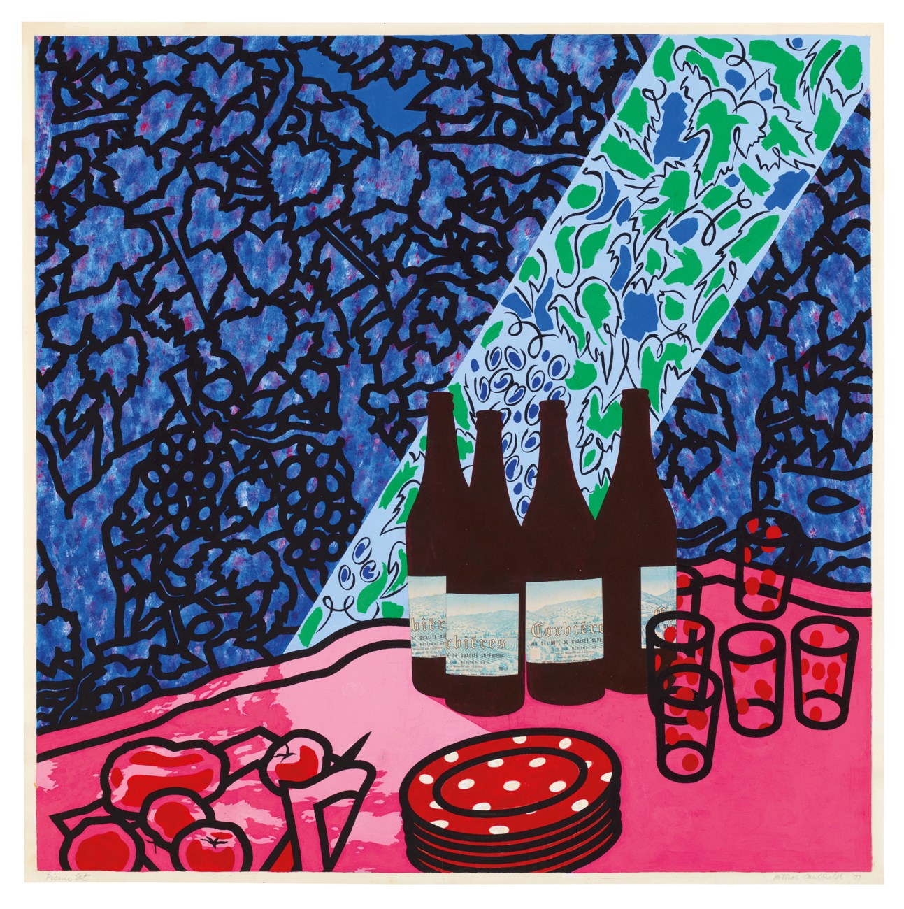 Patrick Caulfield, R.A. (1936-2005), Picnic Set | Christie's
