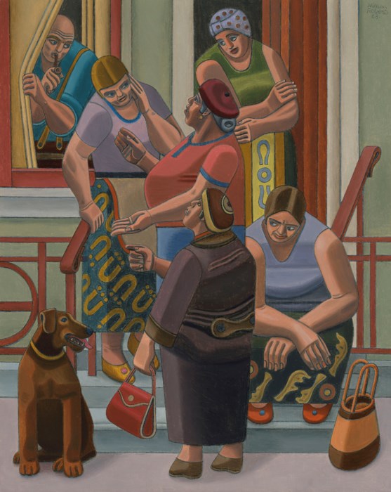 William Roberts, R.A. (1895-1980), Gossips | Christie's
