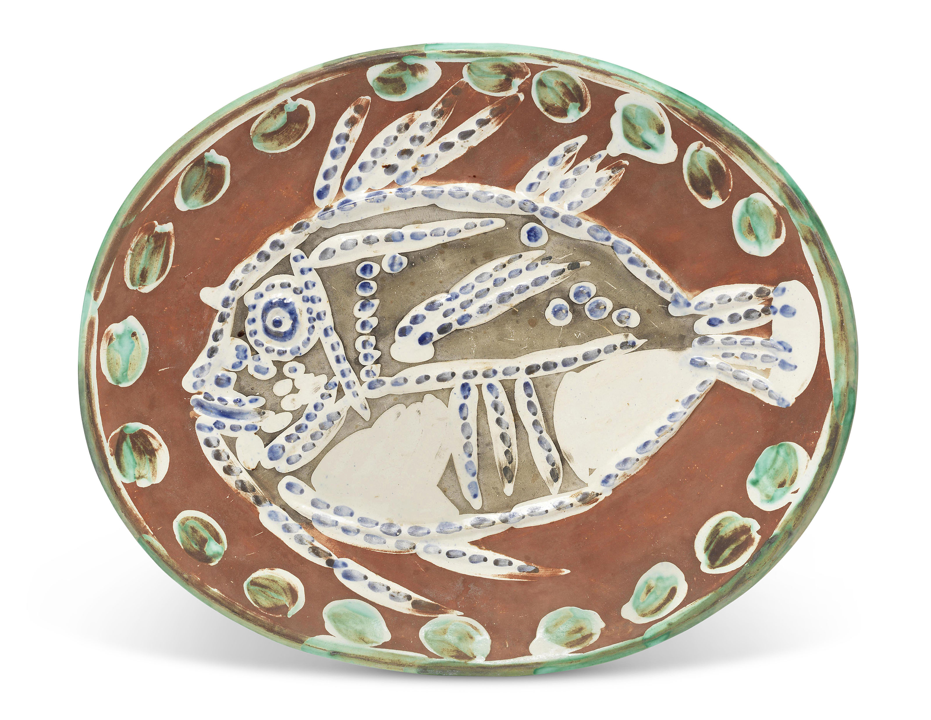 PABLO PICASSO (1881-1973), Poisson fond roux (A.R. 169) | Christie’s