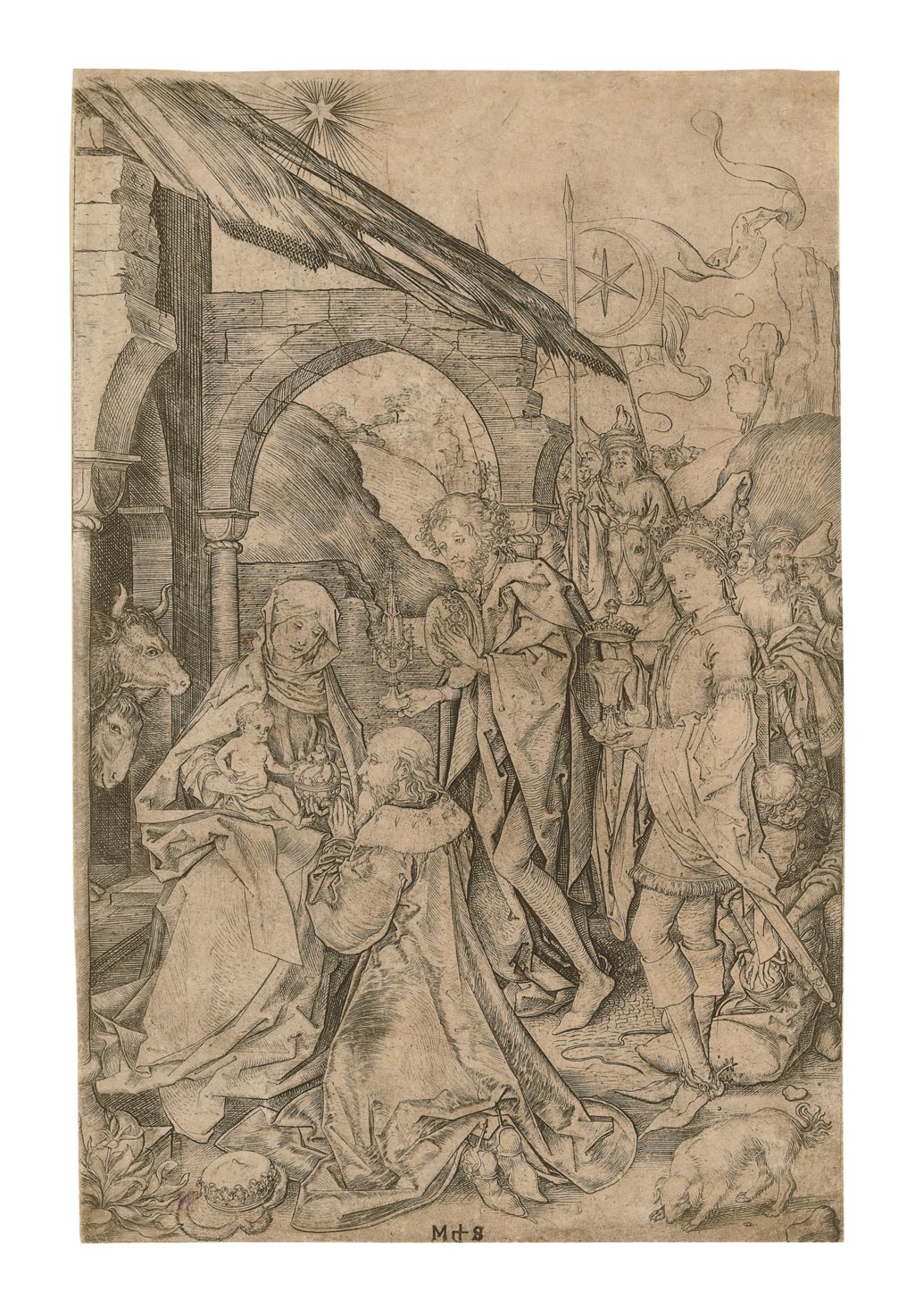 MARTIN SCHONGAUER (CIRCA 1445-1491), The Adoration of the Magi | Christie’s