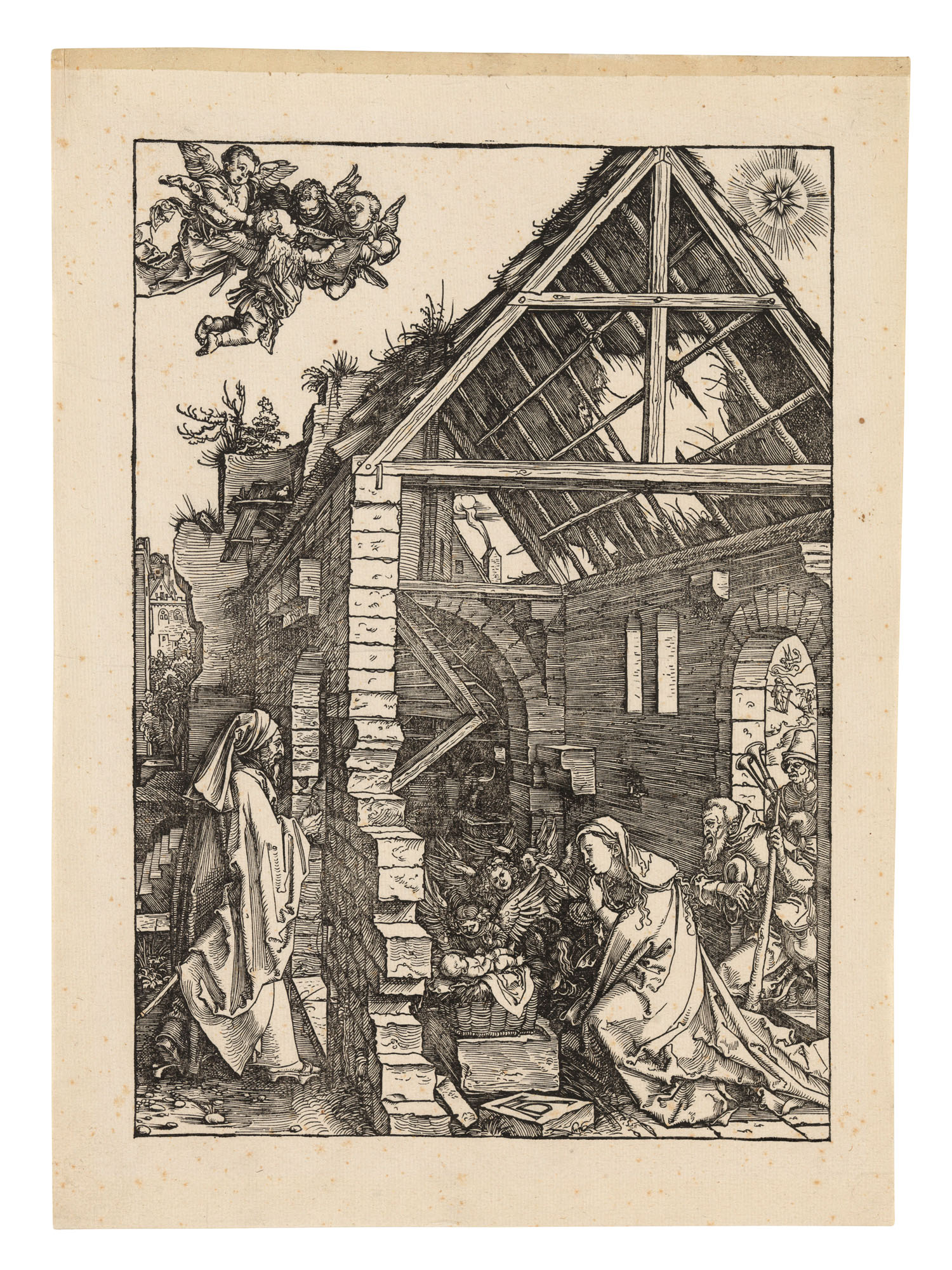 ALBRECHT DÜRER (1471-1528), The Nativity, from: The Life of the Virgin ...