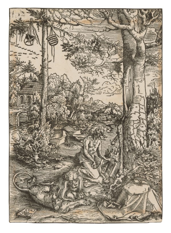 LUCAS CRANACH THE ELDER (1472-1553), The Penitence of Saint Jerome ...