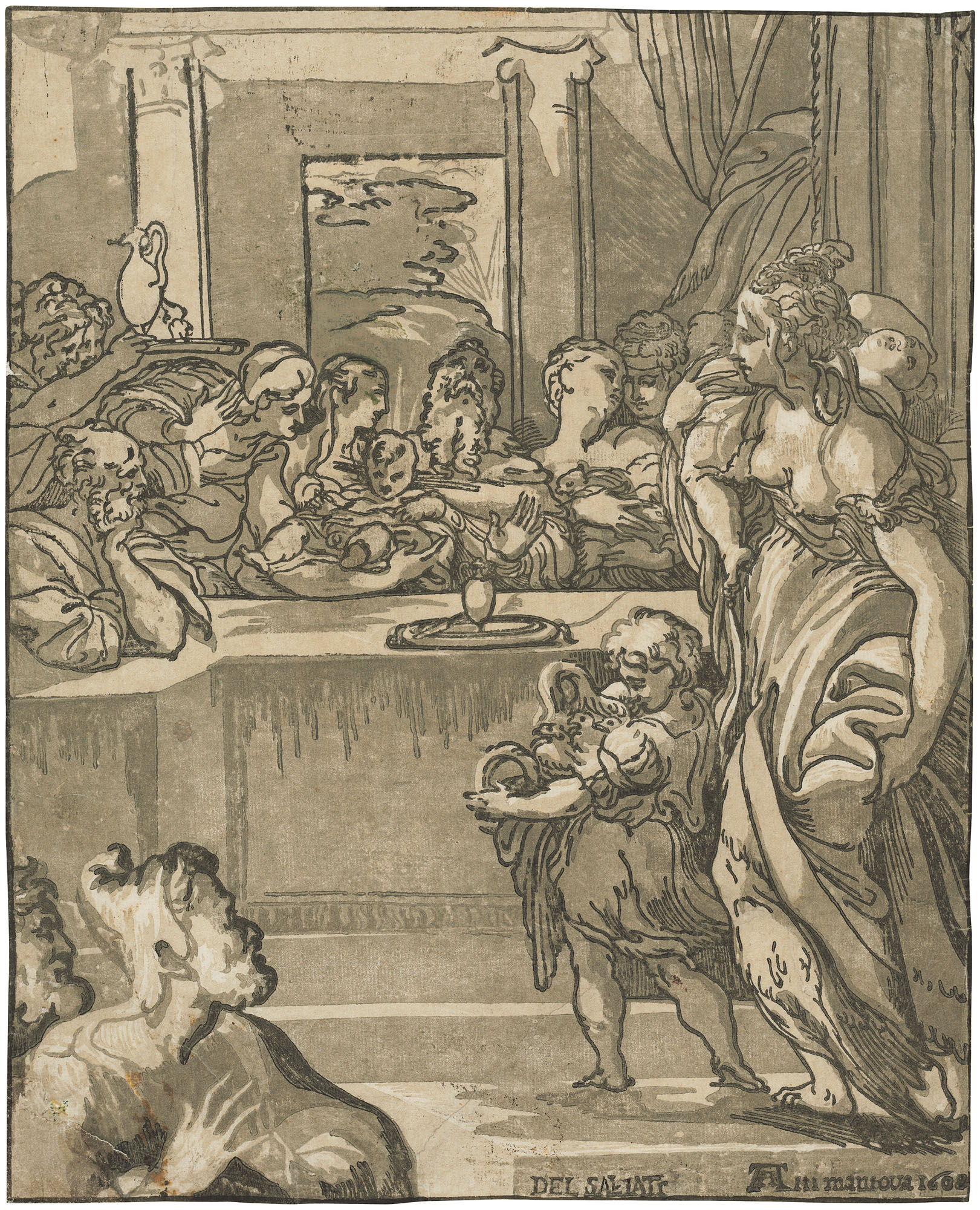 NICCOLÒ VICENTINO (ACTIVE CIRCA 1540-50) AFTER PARMIGIANINO (1503-1540 ...