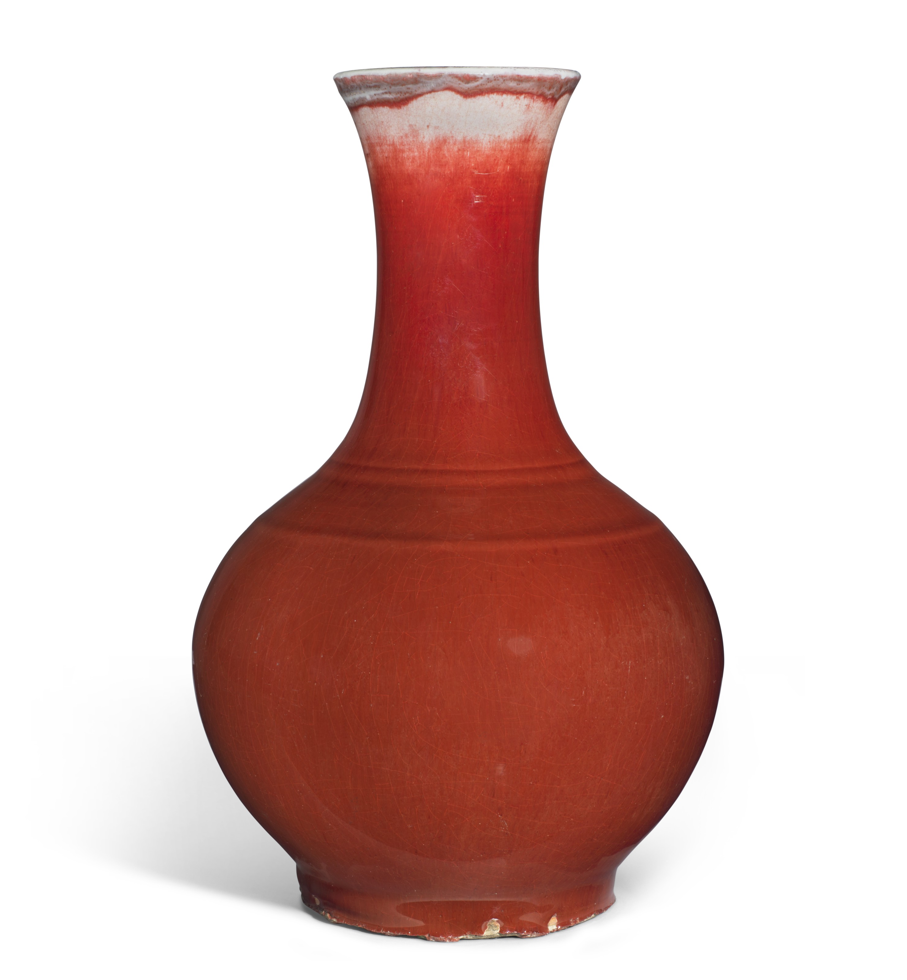 A COPPER-RED-GLAZED BOTTLE VASE, 19TH CENTURY | Christie’s