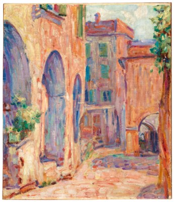 John Peter Russell (1858-1930), A street in Portofino | Christie’s