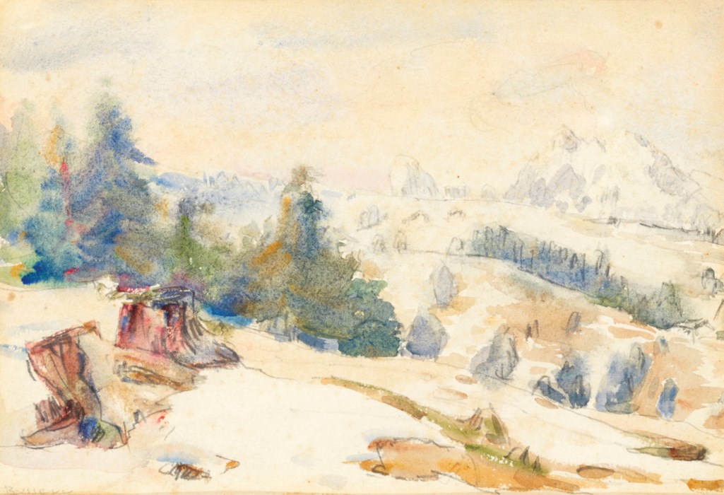 John Peter Russell (1858-1930), Alpine landscapes in winter | Christie’s