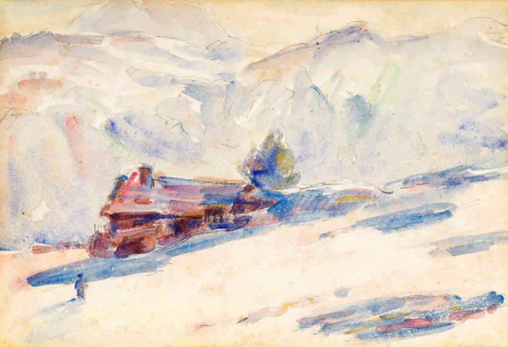 John Peter Russell (1858-1930), Alpine landscapes in winter | Christie’s