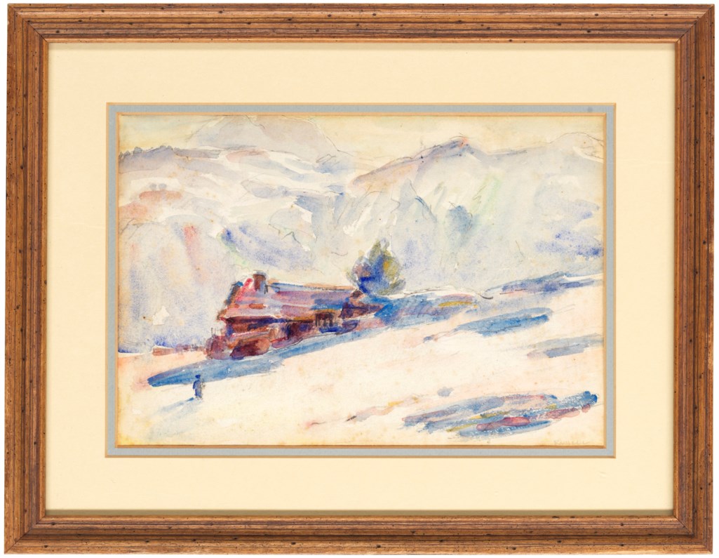 John Peter Russell (1858-1930), Alpine landscapes in winter | Christie’s