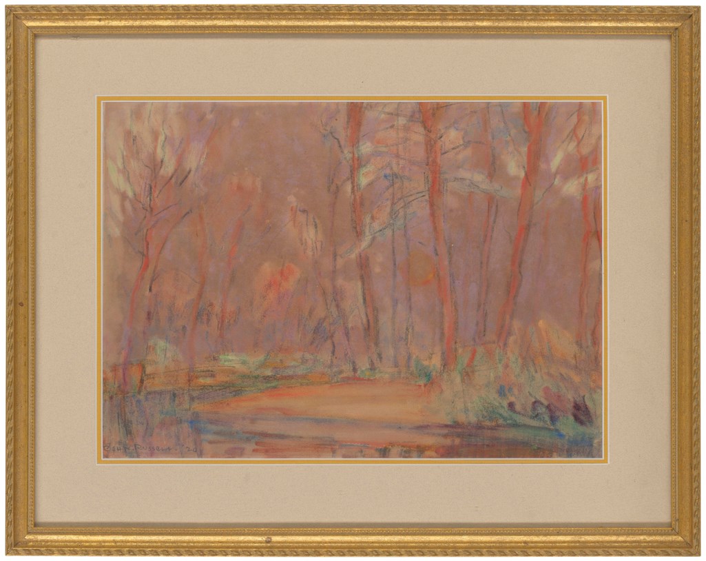 John Peter Russell (1858-1930), Sunset in the woods | Christie’s