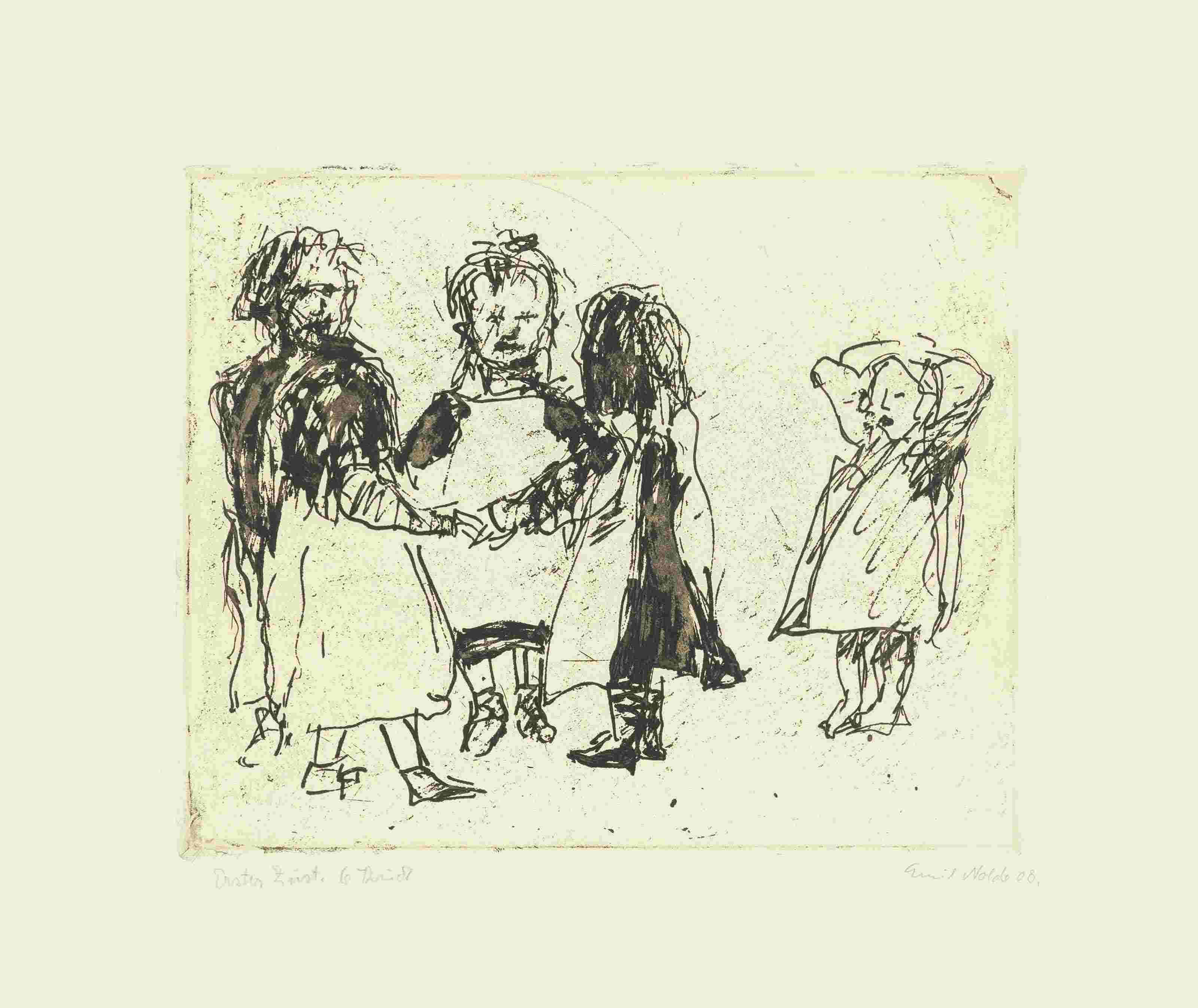 EMIL NOLDE (1867-1956), Ringelreihe | Christie’s