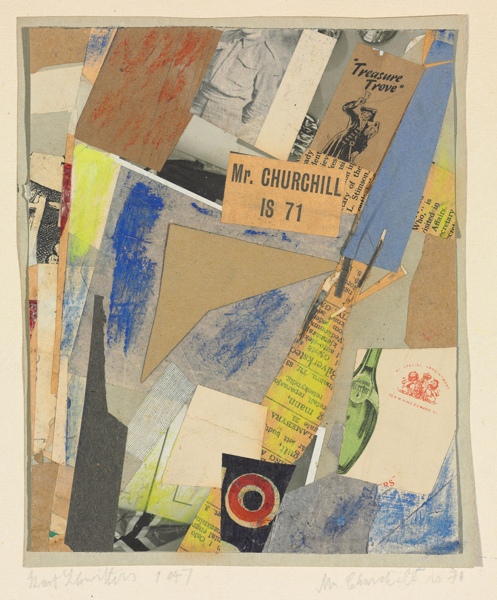 KURT SCHWITTERS (1887-1948), Mr Churchill is 71 | Christie’s