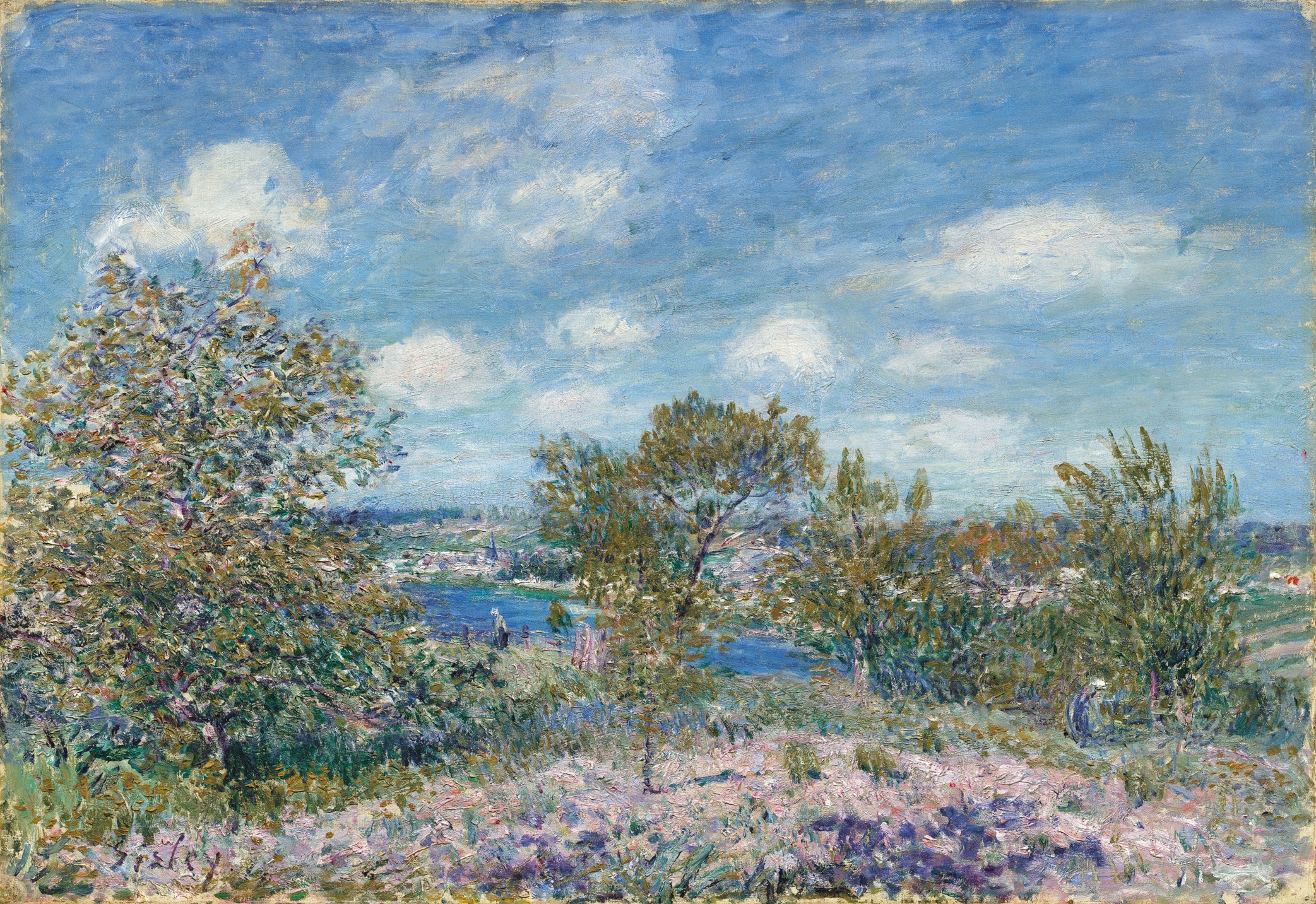 Alfred Sisley (1839-1899), Après-midi de mai à By, près de Moret-sur ...