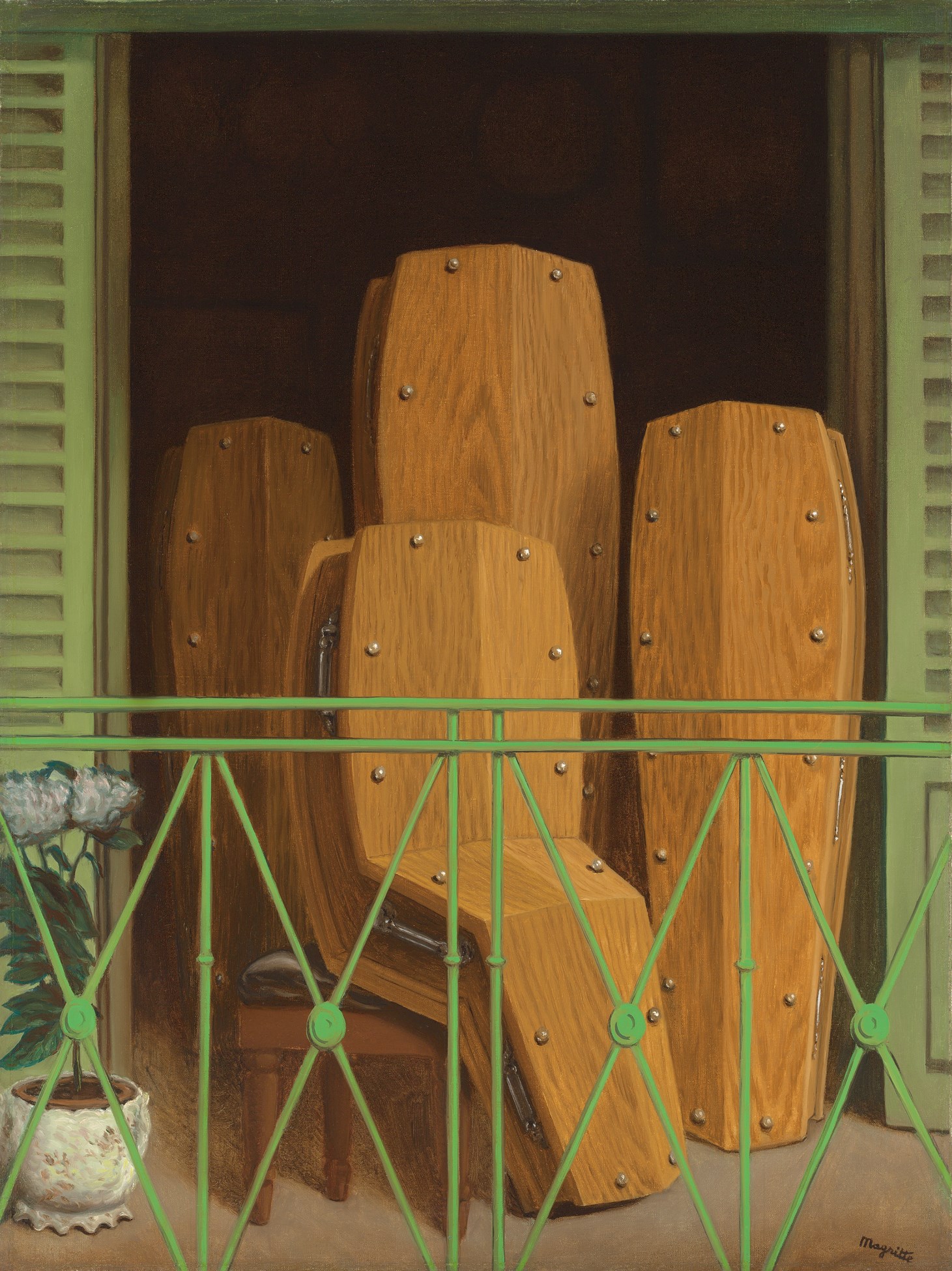 René Magritte (1898-1967), Perspective: Le balcon de Manet | Christie's