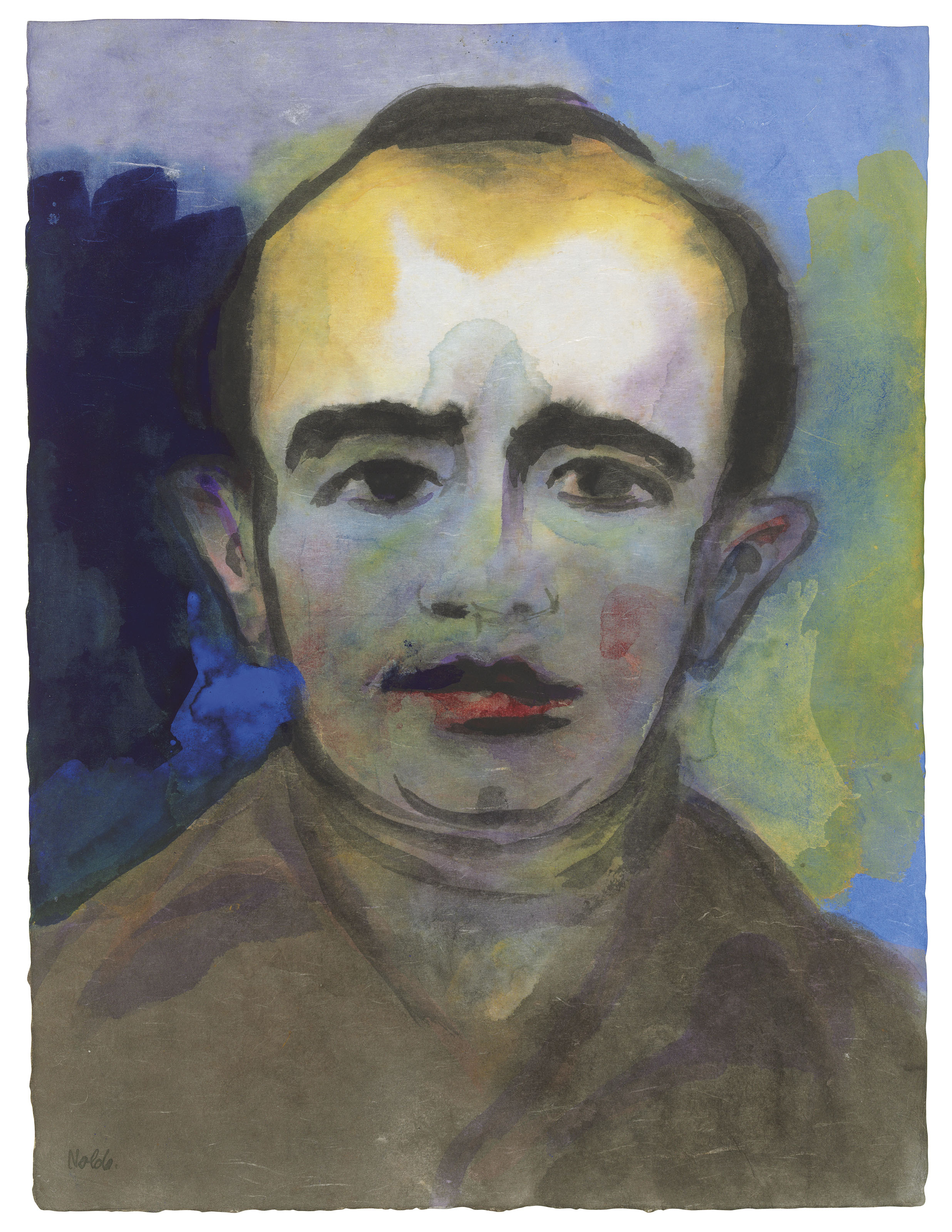 Emil Nolde (1867-1956) , Portrait eines Mannes | Christie's