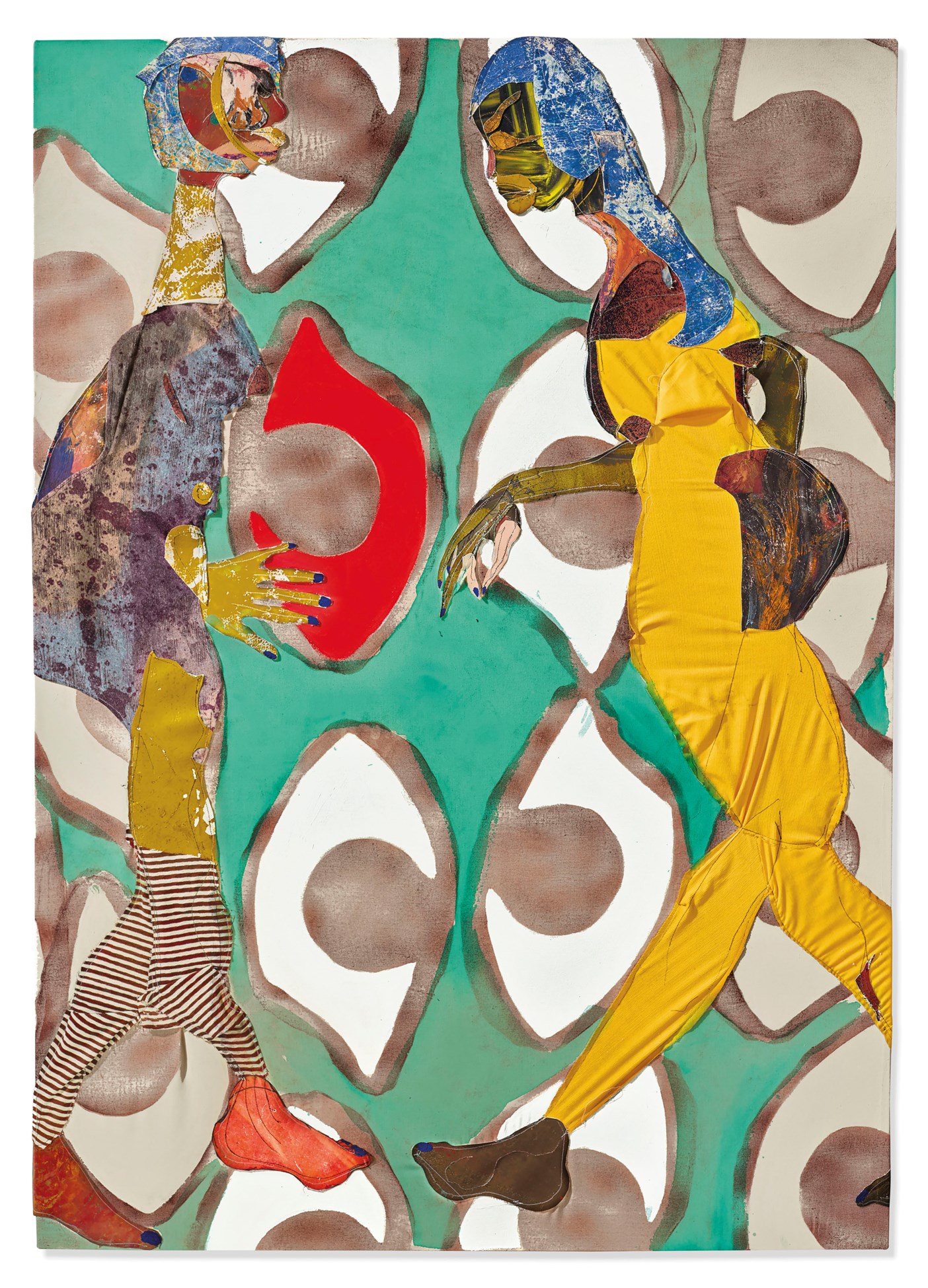 Tschabalala Self (b.1990), Spare Moment | Christie's