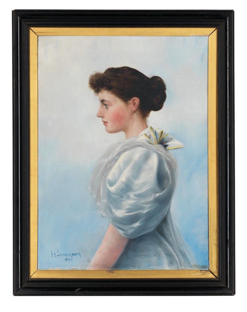 Arnold Henry Savage-Landor (1865-1924), Portrait of the Hon. Lilias ...