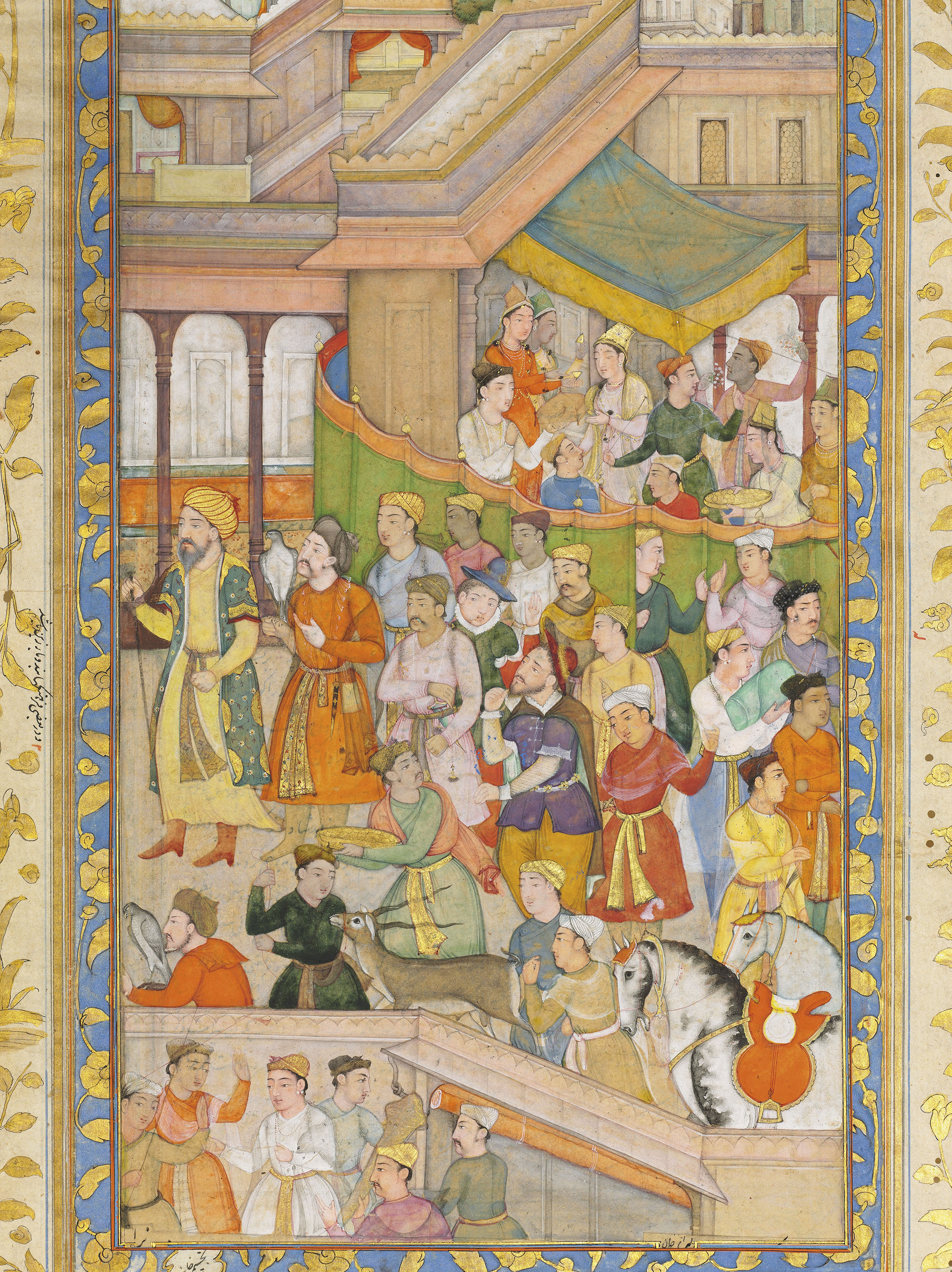 BYSTANDERS WATCH THE EXECUTION OF THE ABYSSINIAN JUJHAR KHAN BY ...