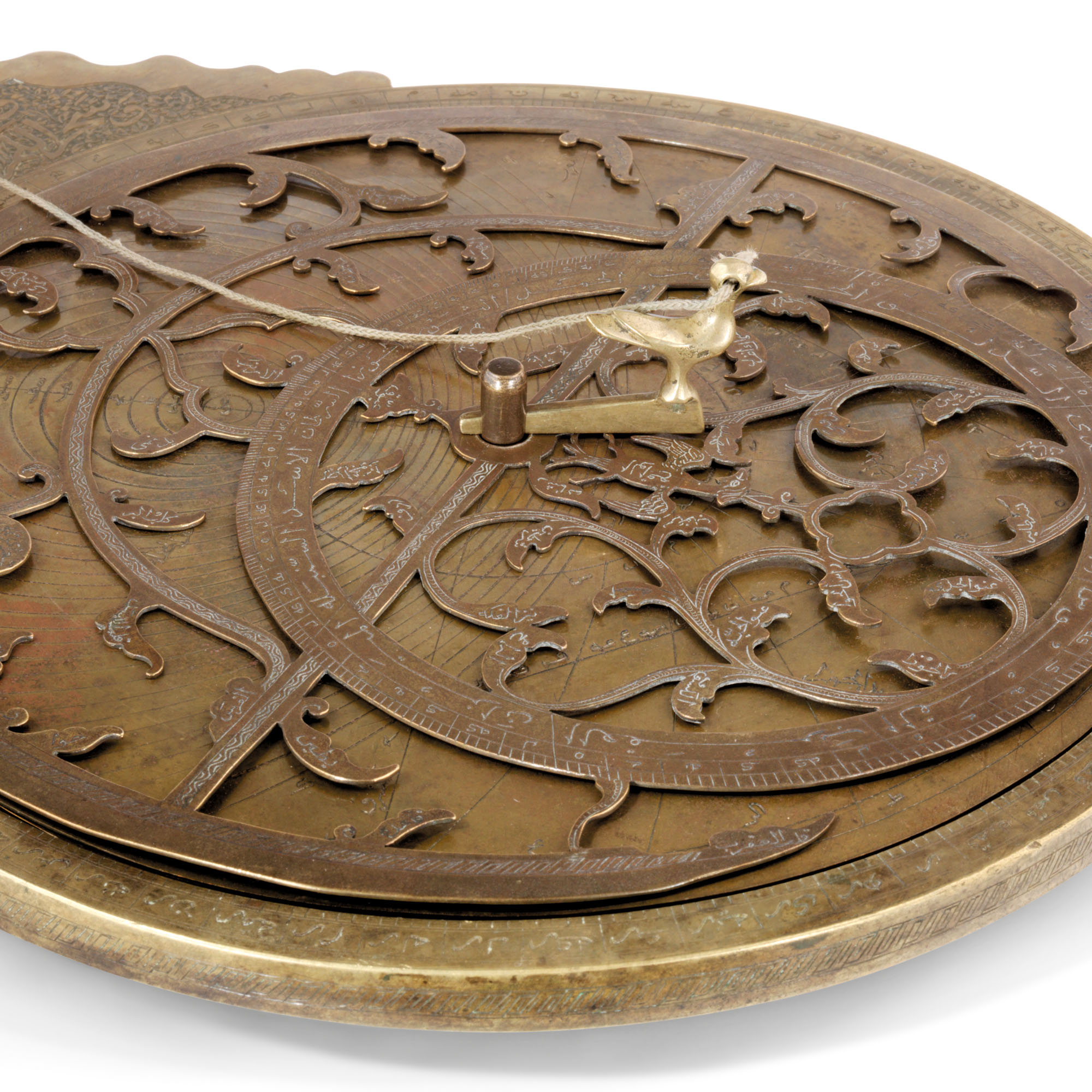 A BRASS ASTROLABE